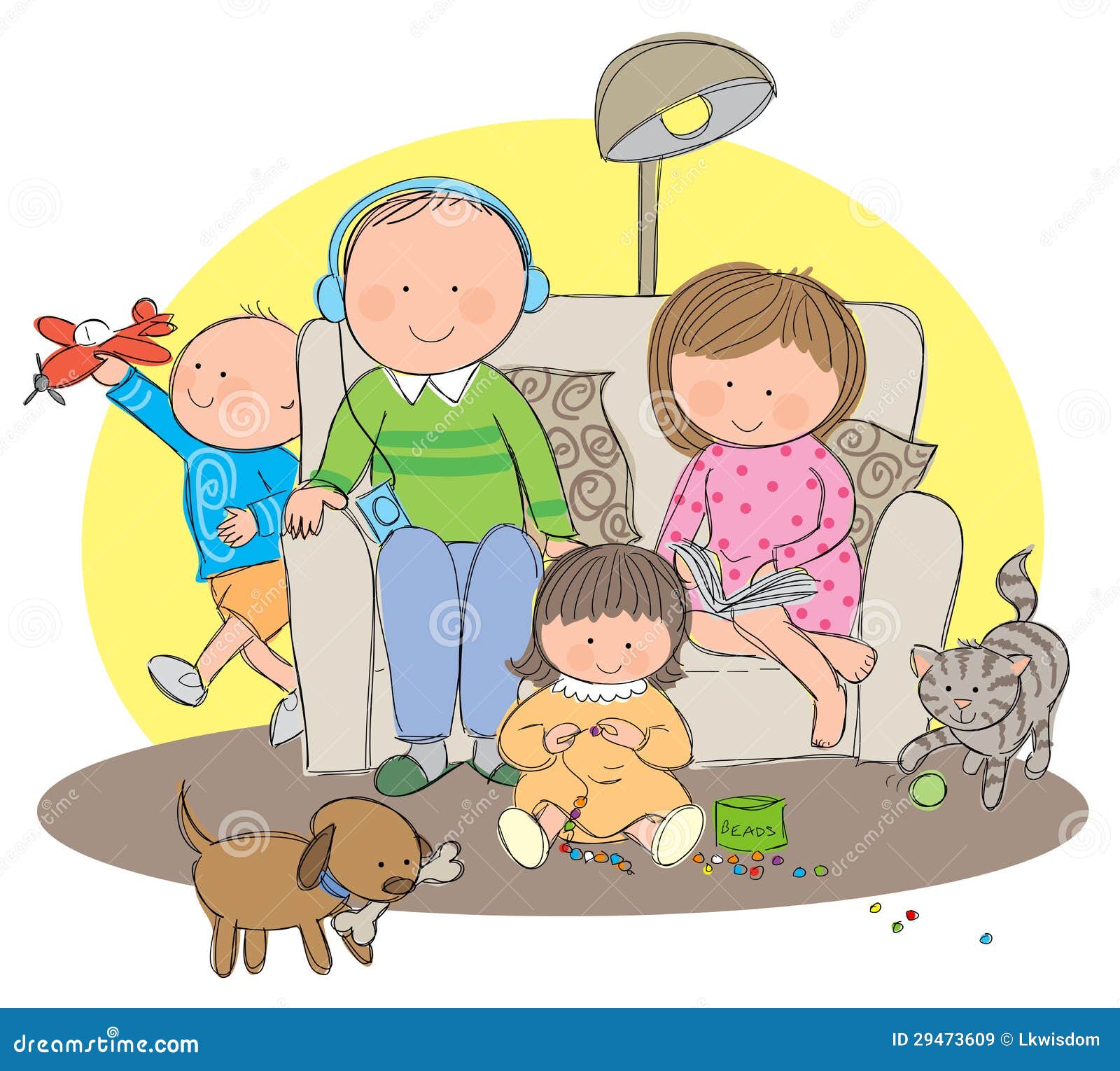 Aficiones ilustración del vector. Ilustración de vector - 29473609