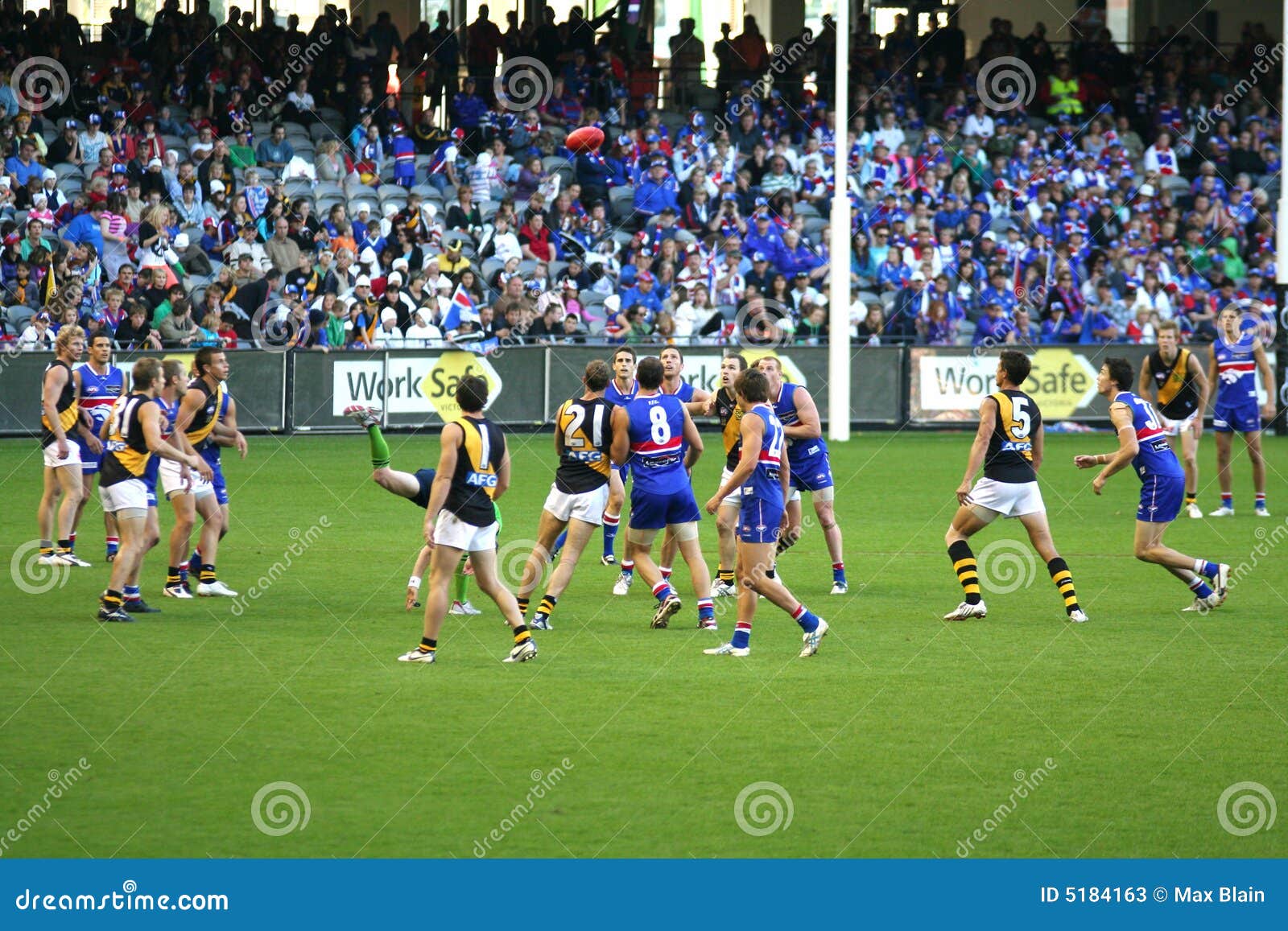 AFL Football match editorial stock photo. Image of foot - 5184163