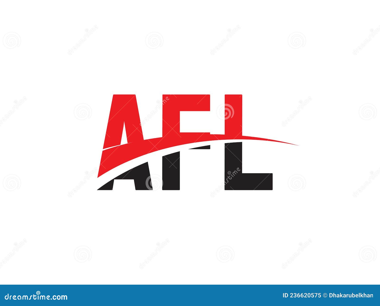 AFL Letter Initial Logo Design Vector Illustration Stock Vector ...