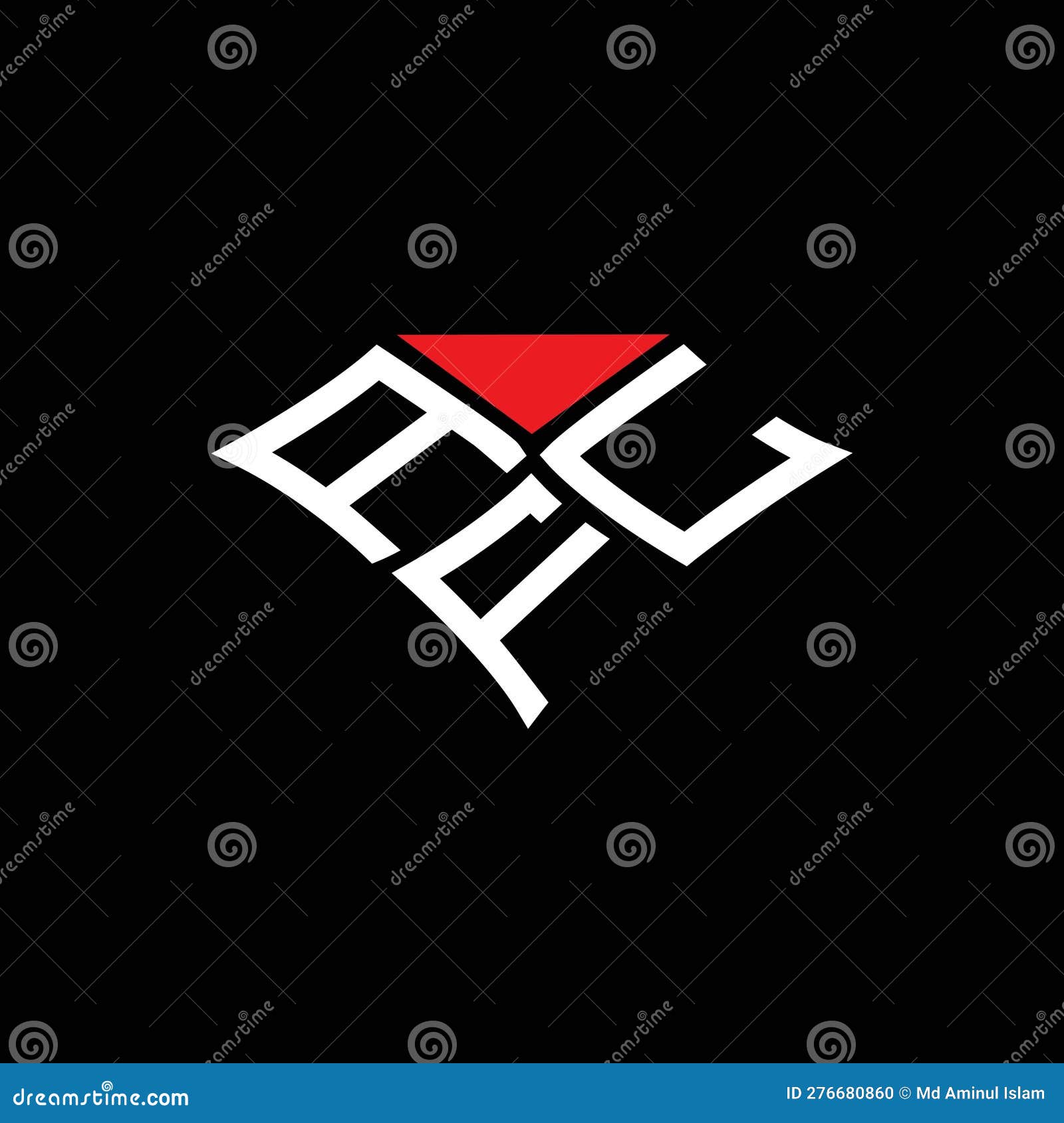 AFL Letter Logo Creative Design with Vector Graphic Stock Vector ...