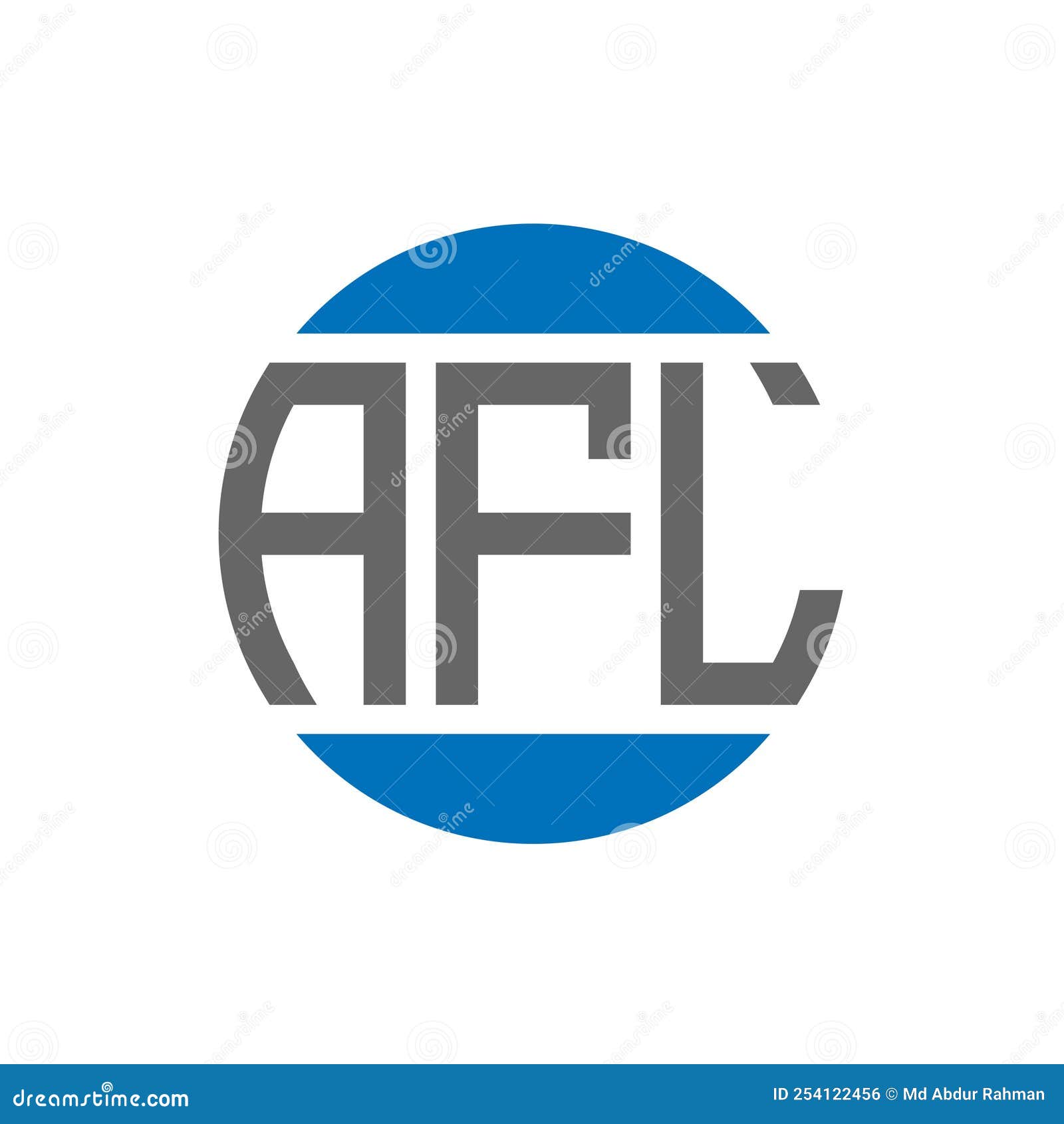 AFL Letter Logo Design on White Background. AFL Creative Initials ...