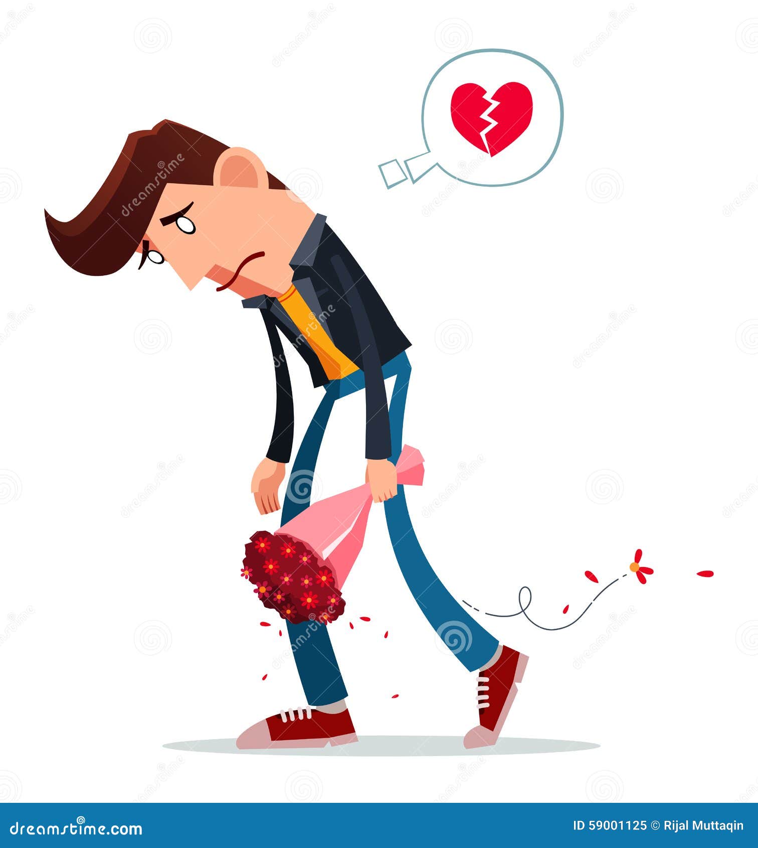 Afligido ilustración del vector. Ilustración de lovelina - 59001125