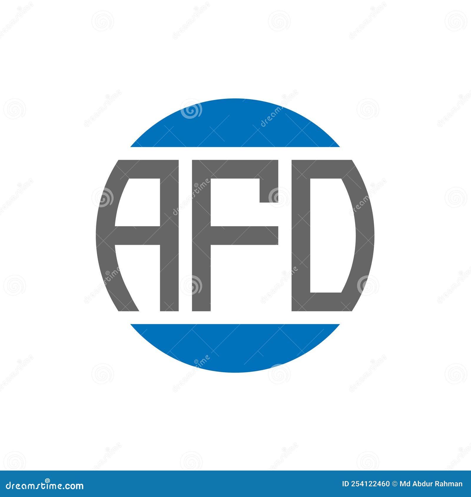 AFO Letter Logo Design on White Background. AFO Creative Initials ...