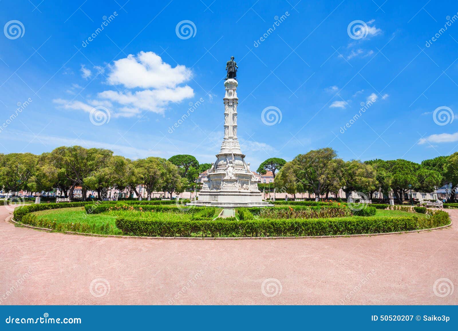 Afonso De Albuquerque Square Stock Image - Image of town, capital: 50520207
