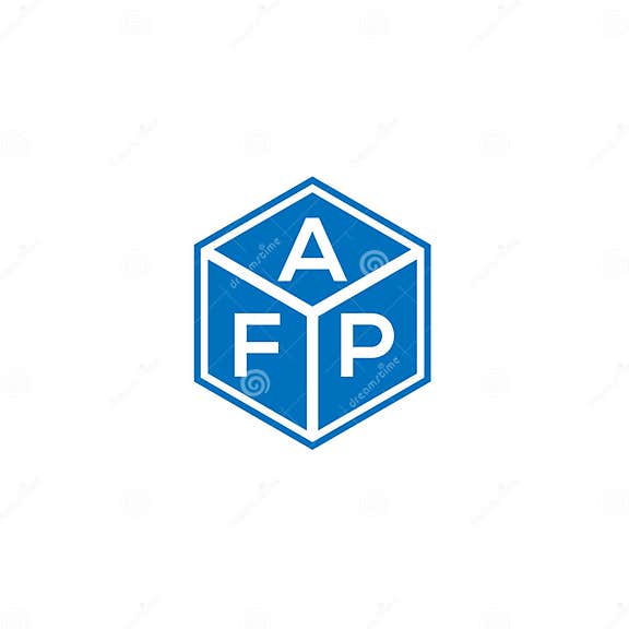 AFP Letter Logo Design on Black Background. AFP Creative Initials ...