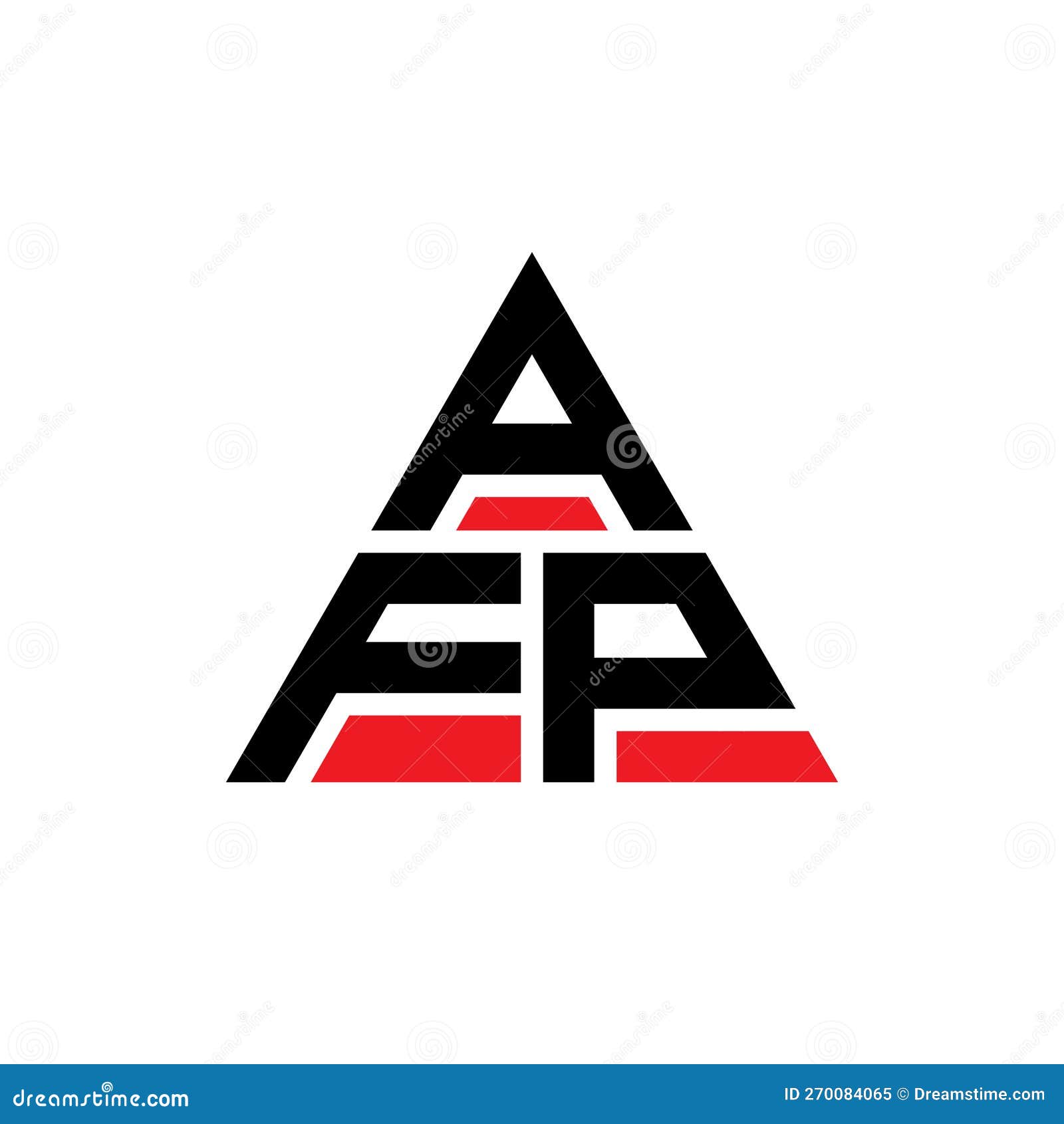AFP Triangle Letter Logo Design With Triangle Shape. AFP Triangle Logo ...