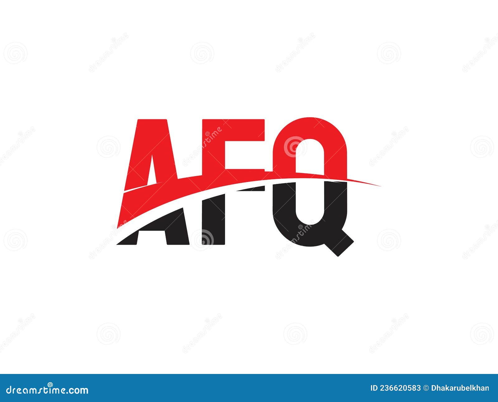 AFQ Letter Initial Logo Design Vector Illustration Stock Vector ...