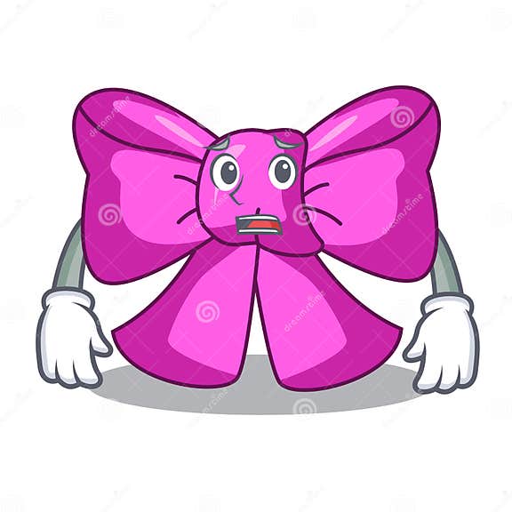 Afraid Bow Tie in Character Design Trendy Stock Vector - Illustration ...