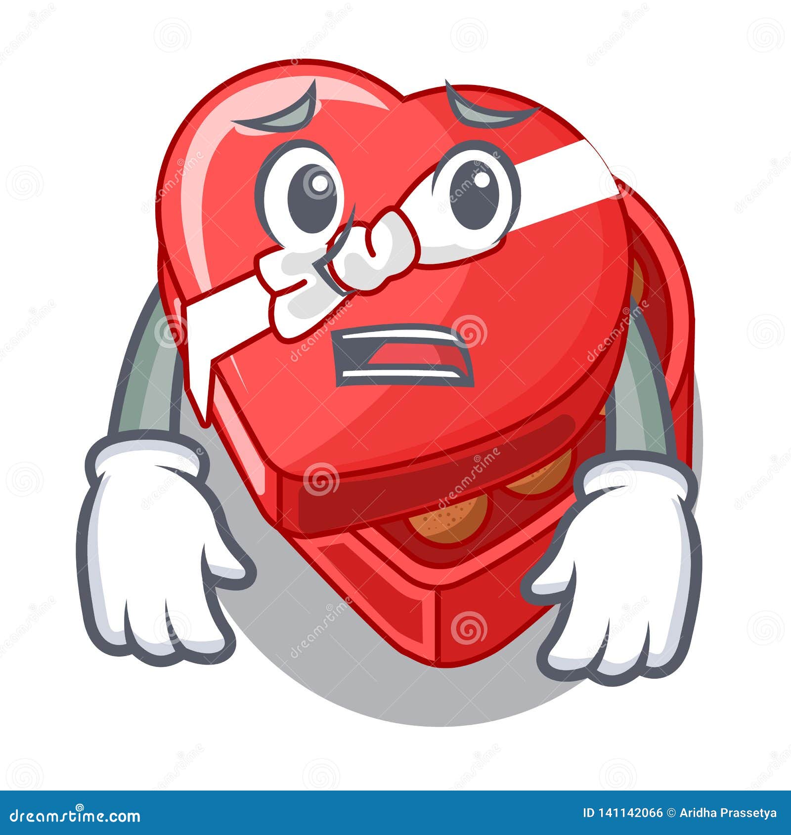 Heart Afraid Vector Illustration | CartoonDealer.com #4167818