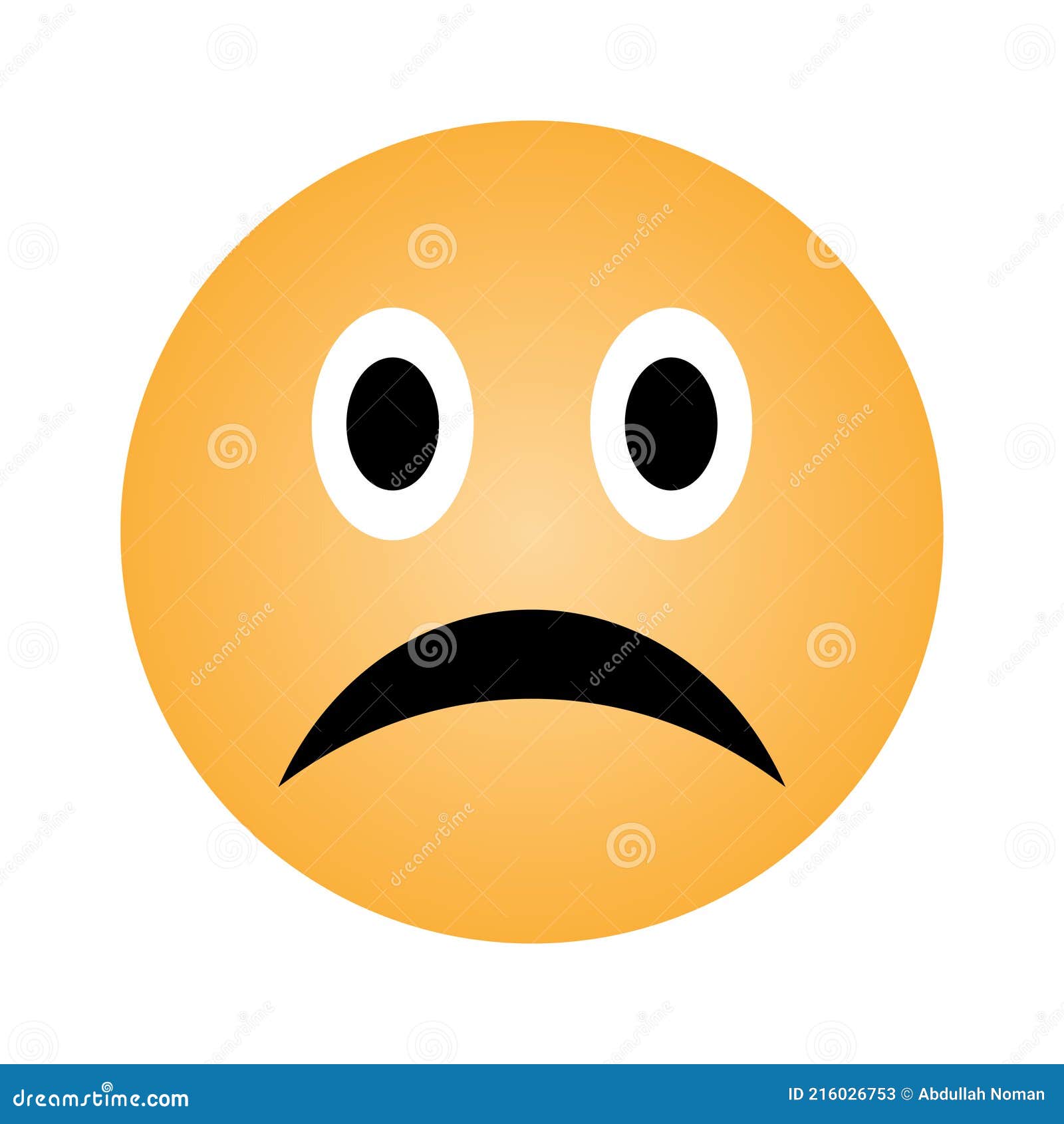 Afraid emoji icon design stock vector. Illustration of chat - 216026753