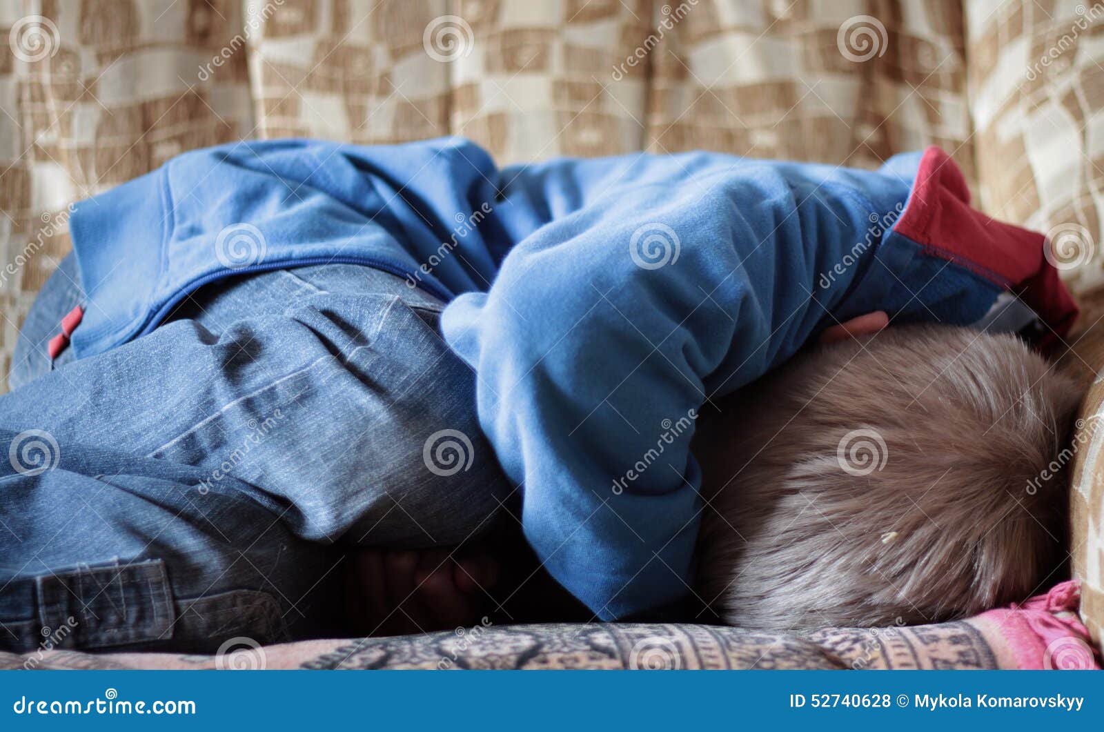 Afraid stock photo. Image of afraid, loss, abused, male - 52740628