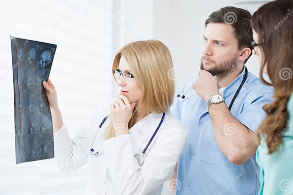 Afraid Physicians Stock Image Image Of Medicine Patient 57884455