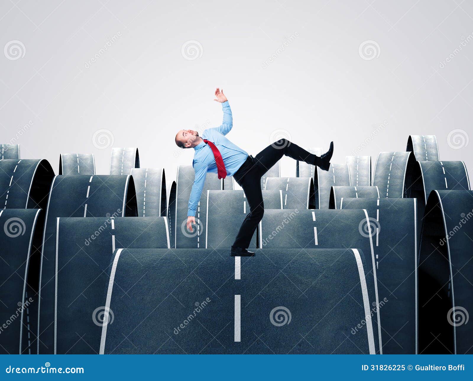 Afraid to fail stock image. Image of path, afraid, success - 31826225