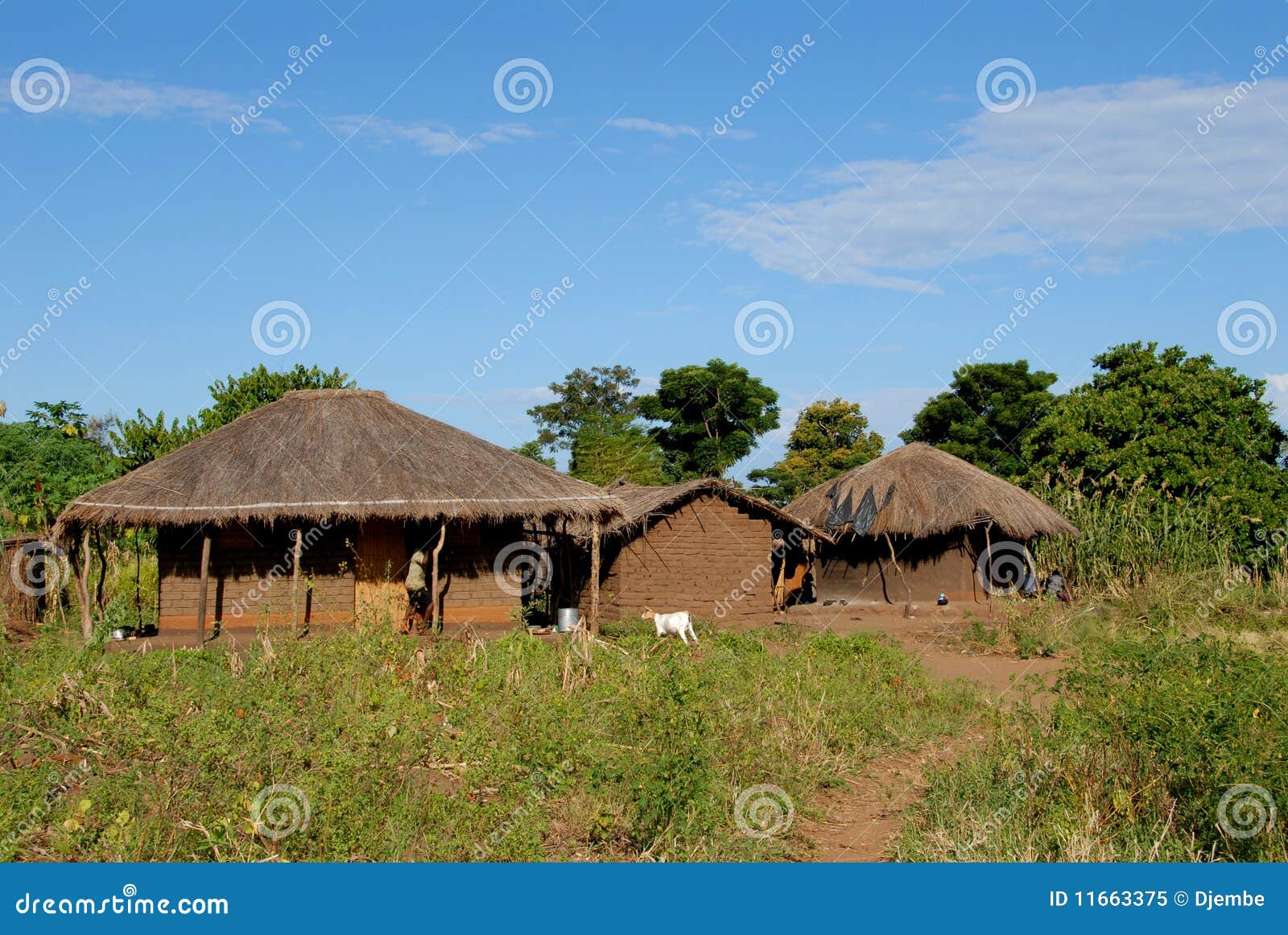 Africa stock image. Image of africa, house, third, poor - 11663375
