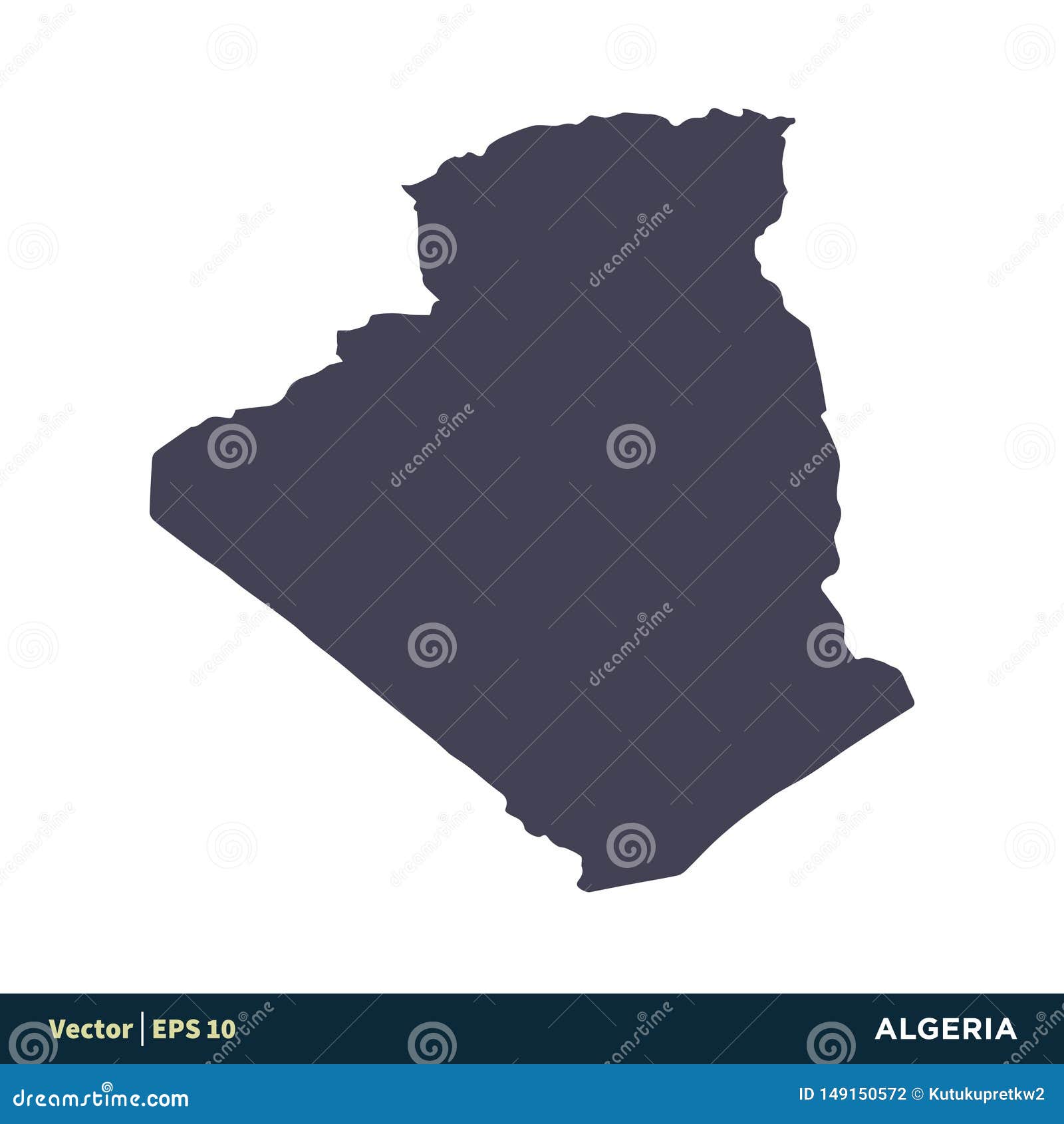 Algeria - Africa Countries Map Icon Vector Logo Template Illustration ...