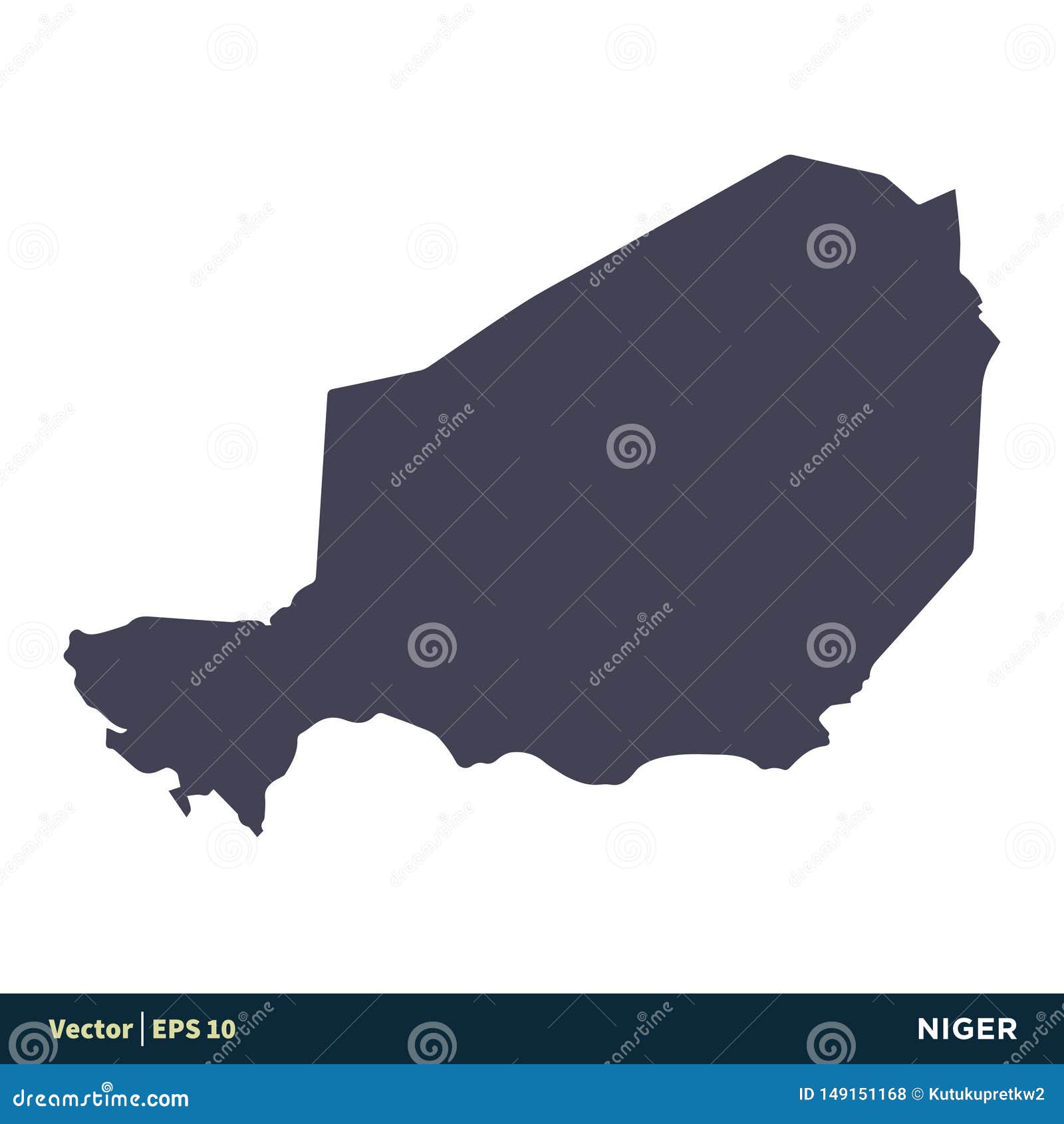 Niger - Africa Countries Map Icon Vector Logo Template Illustration ...