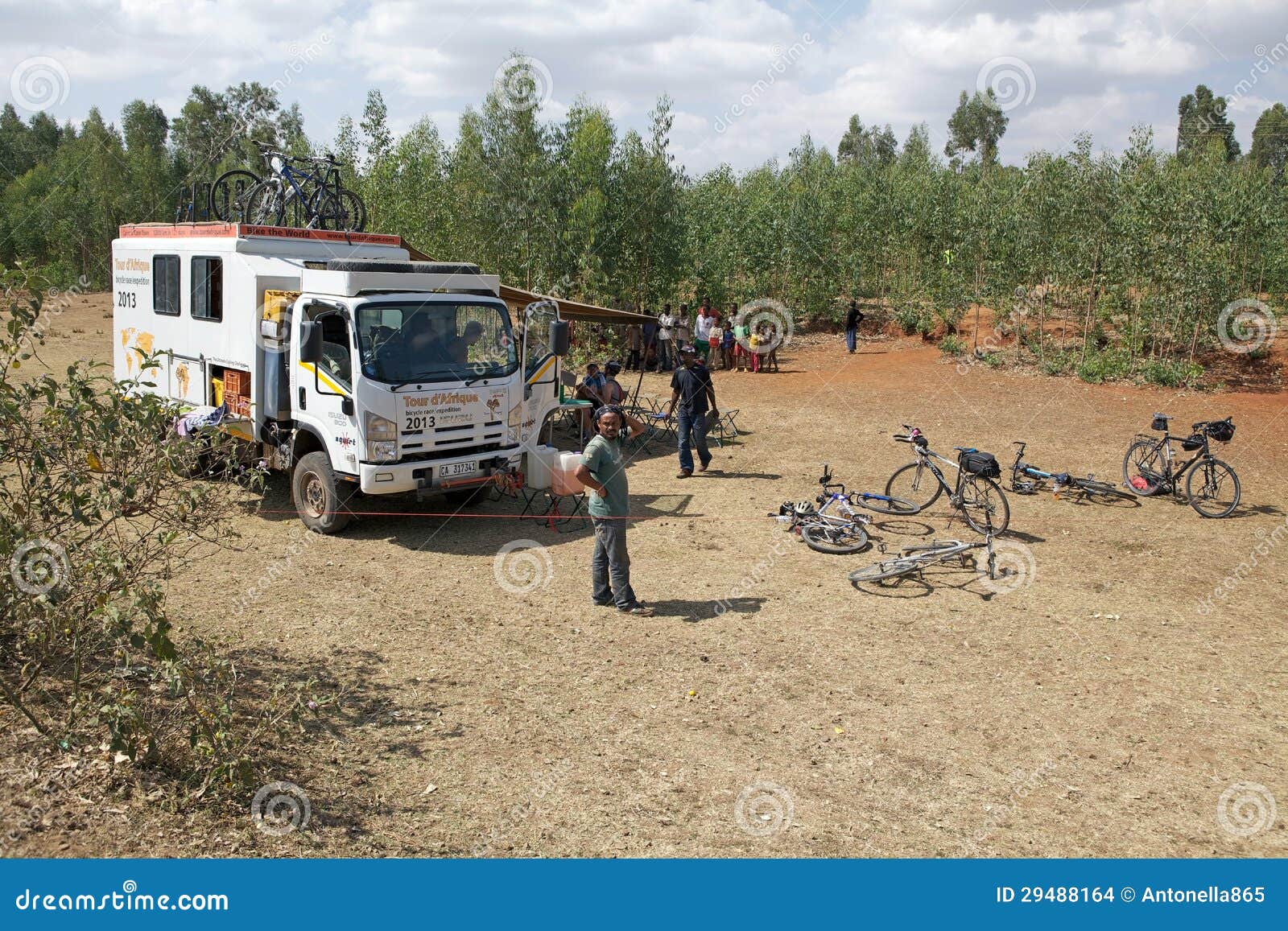 Africa Bicycle Race Expedition Editorial Stock Image - Image of ...