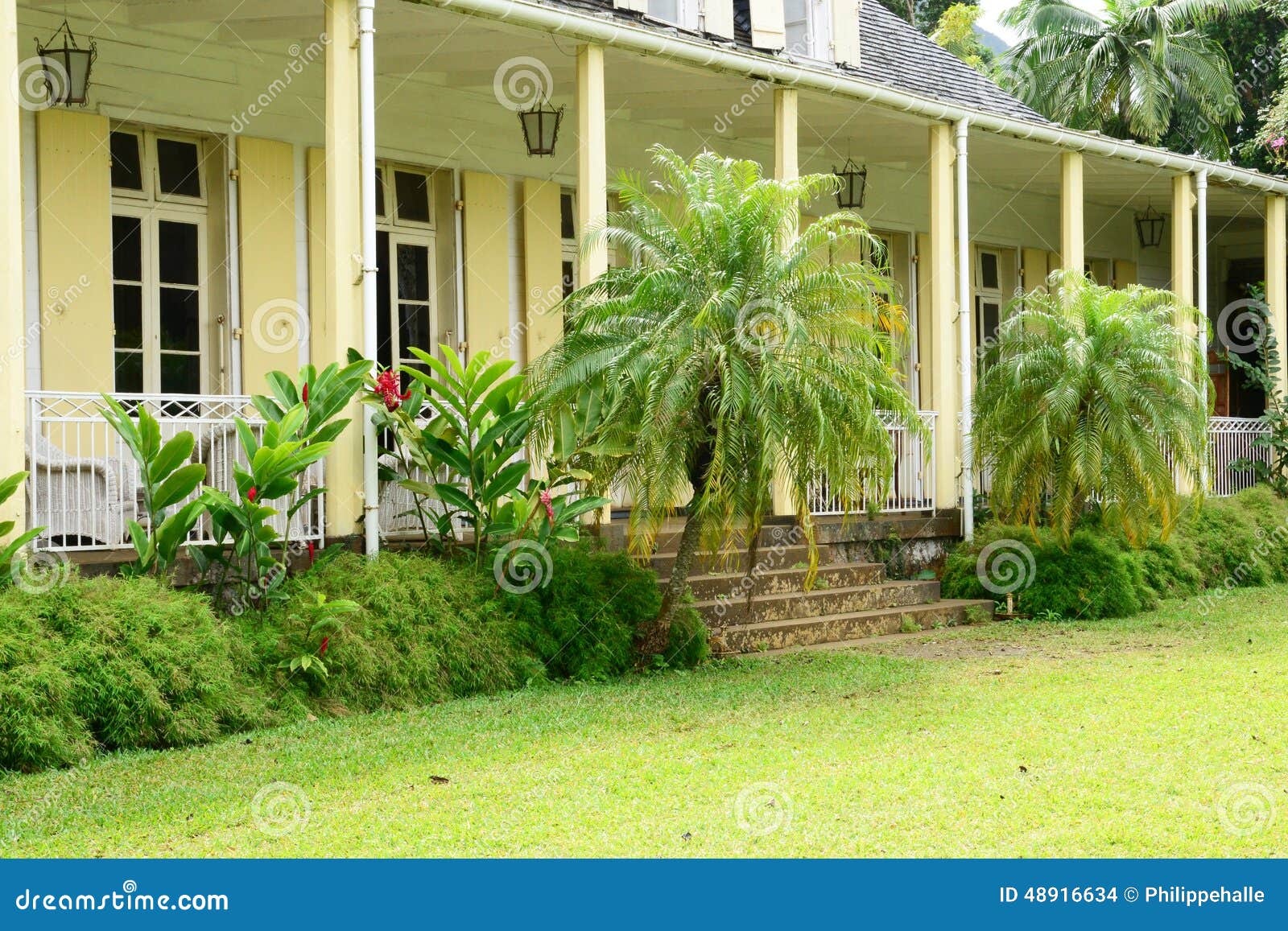 Africa, Colonial Eureka House in Moka Editorial Stock Image - Image of ...