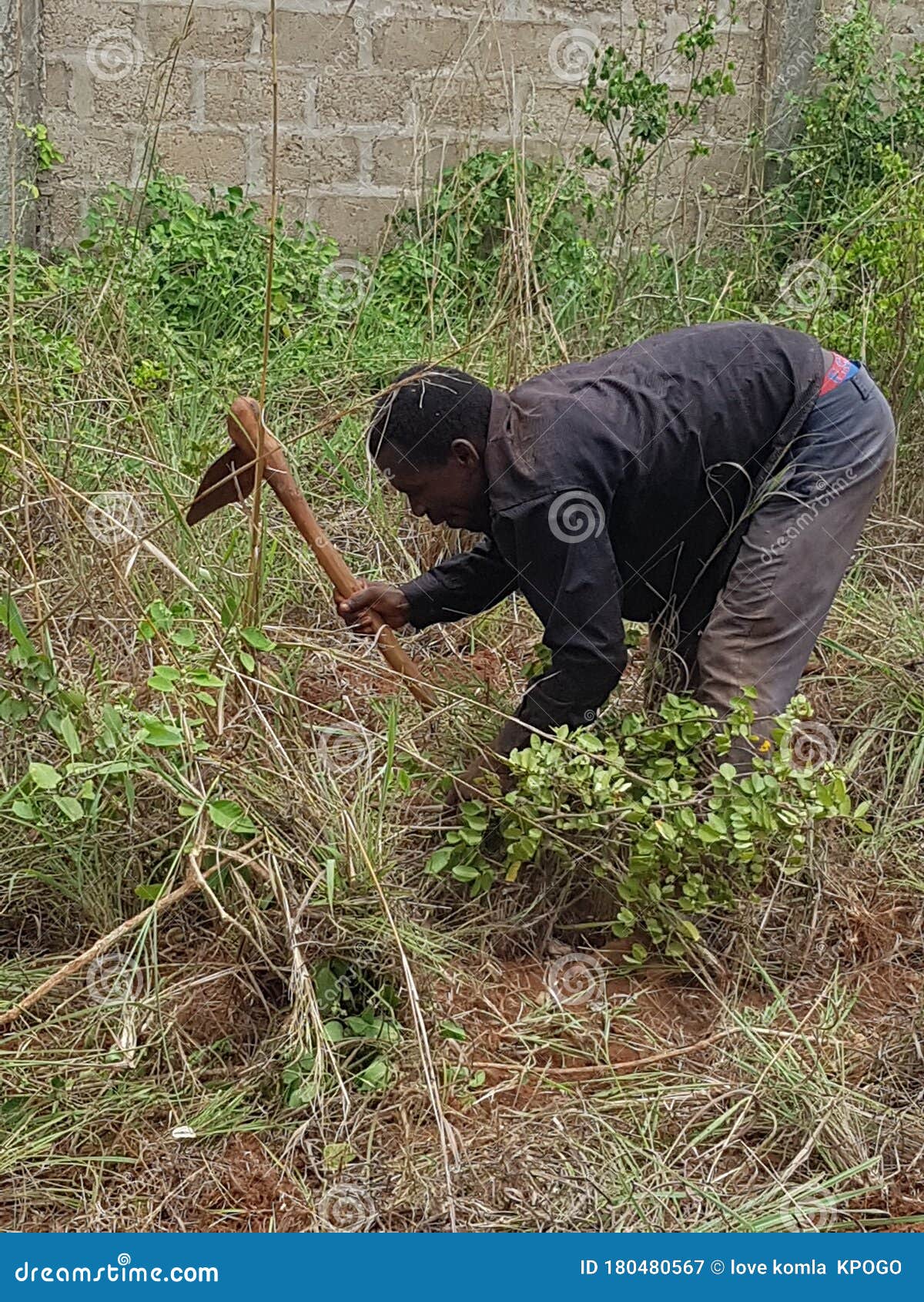 Africa Local Farmer at Work Editorial Photography - Image of person ...