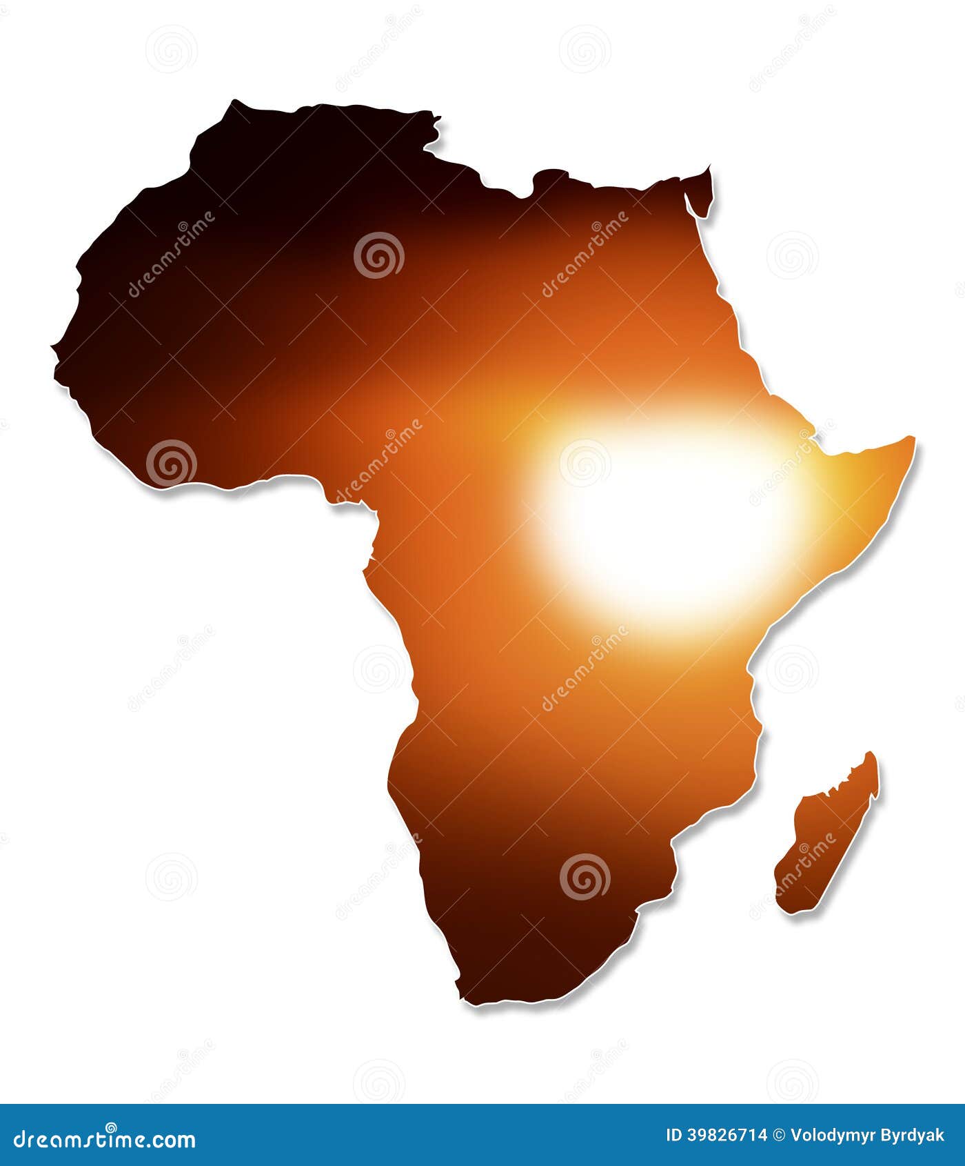 Africa Map Design Stock Photo - Image: 39826714