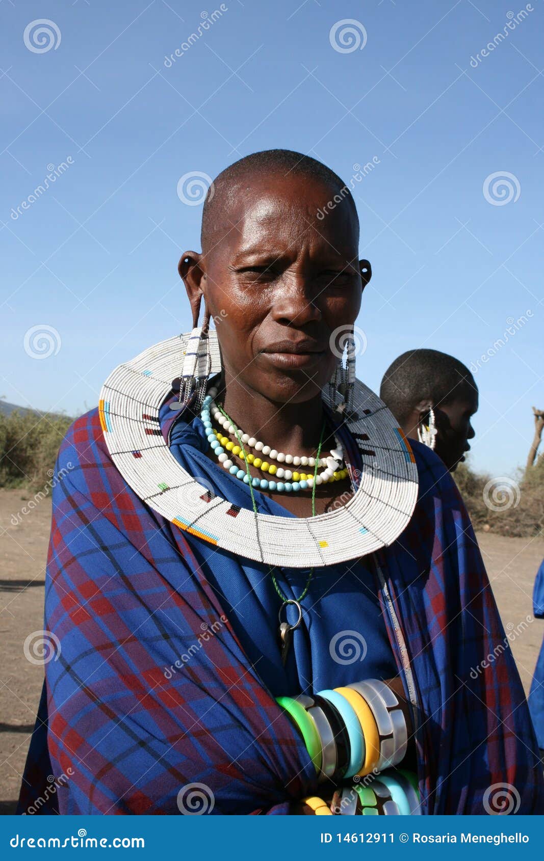 Africa, Masai Mara Men Head Tribe Editorial Photo - Image of masai ...