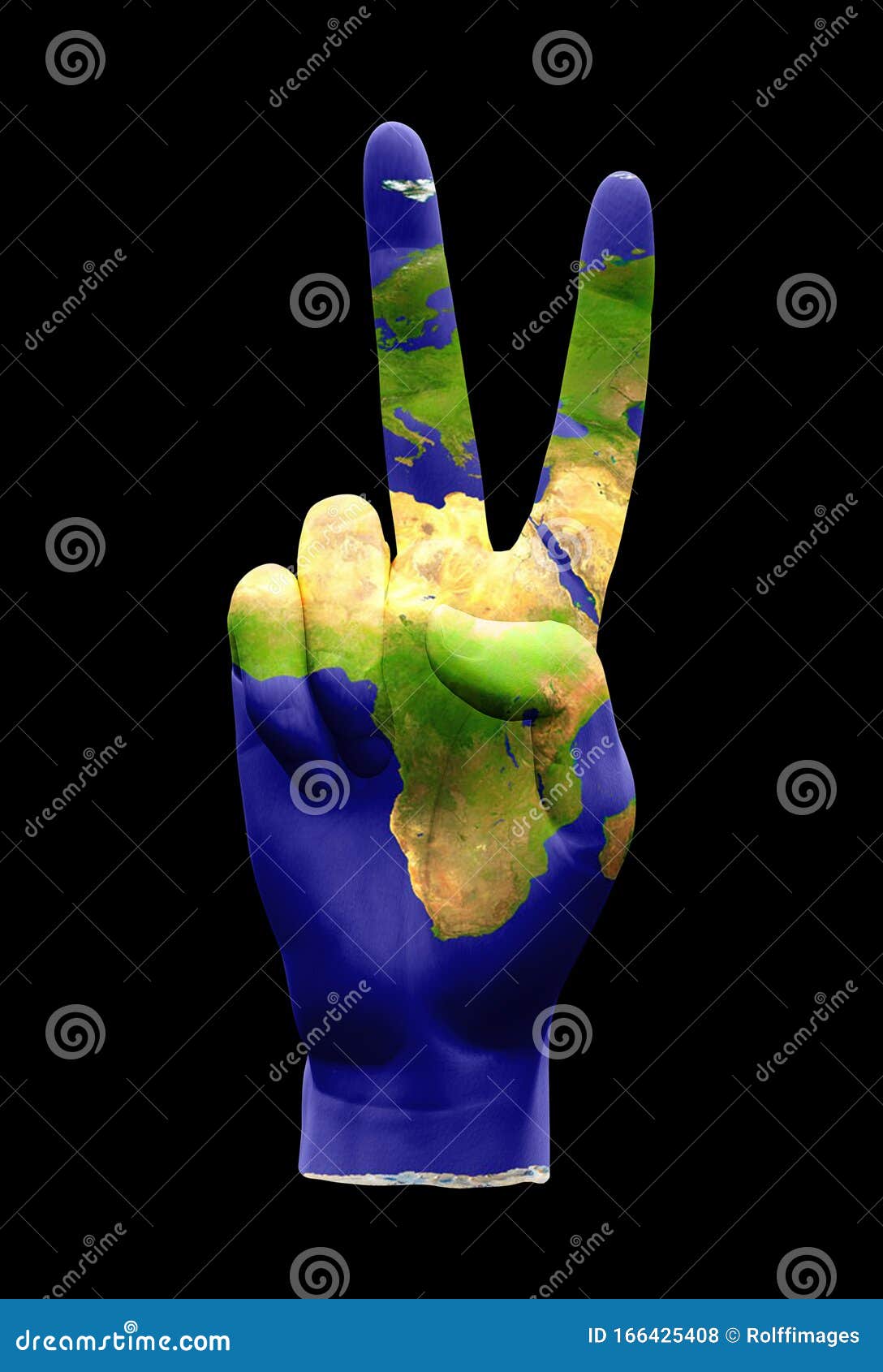 Africa, segno di pace fotografia stock. Immagine di terra - 166425408