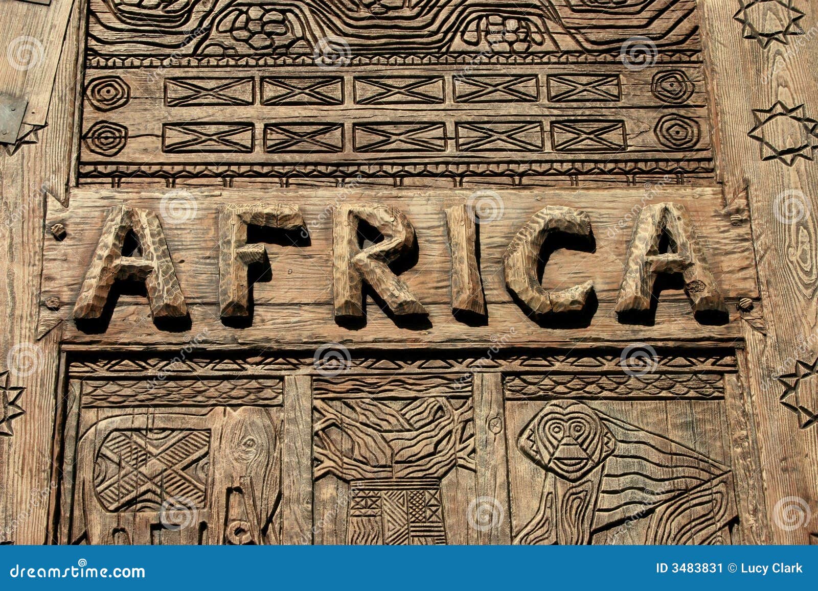 Africa Sign stock image. Image of brown, africa, lines - 3483831