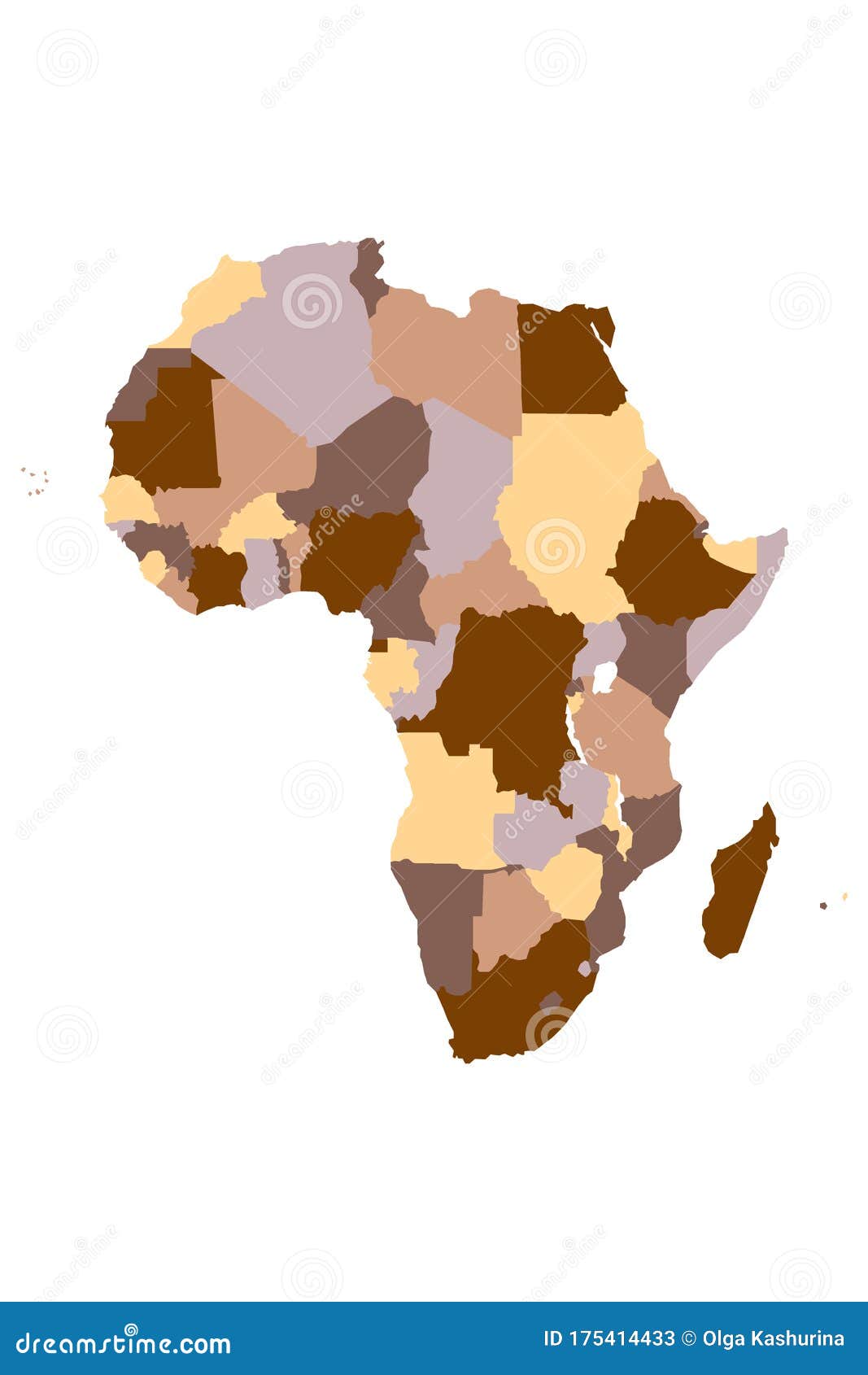 Africa World Map Graphic Vector Stock Vector - Illustration of morocco ...