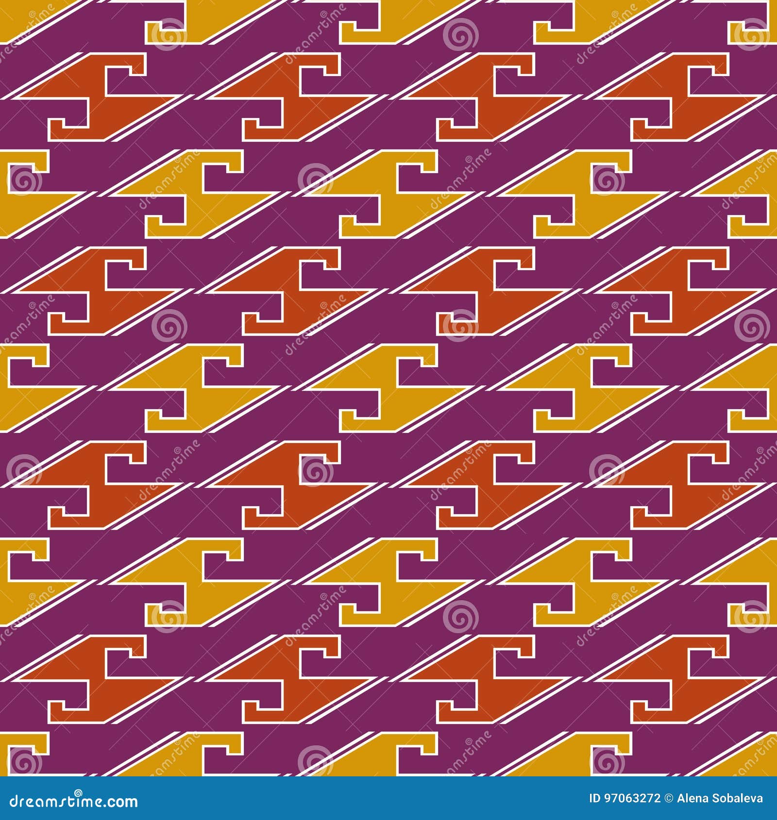 African abstract pattern stock vector. Illustration of abstract - 97063272