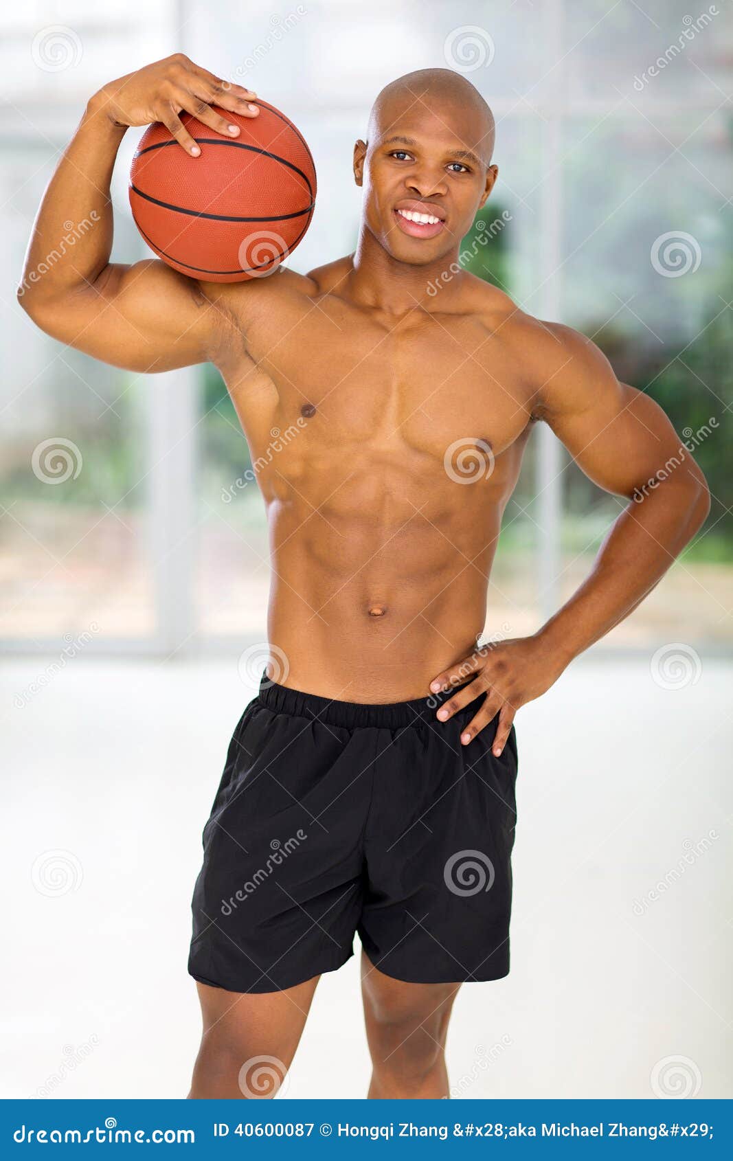 African American Basketball Player Stock Image - Image of afro ...