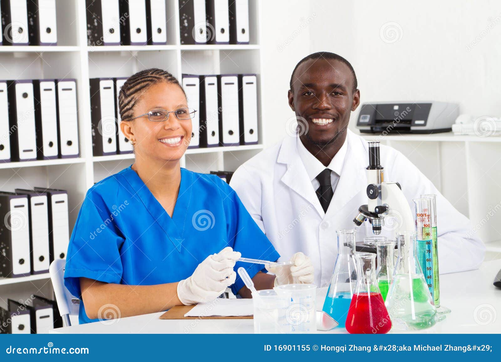 African american biologist stock image. Image of male - 16901155
