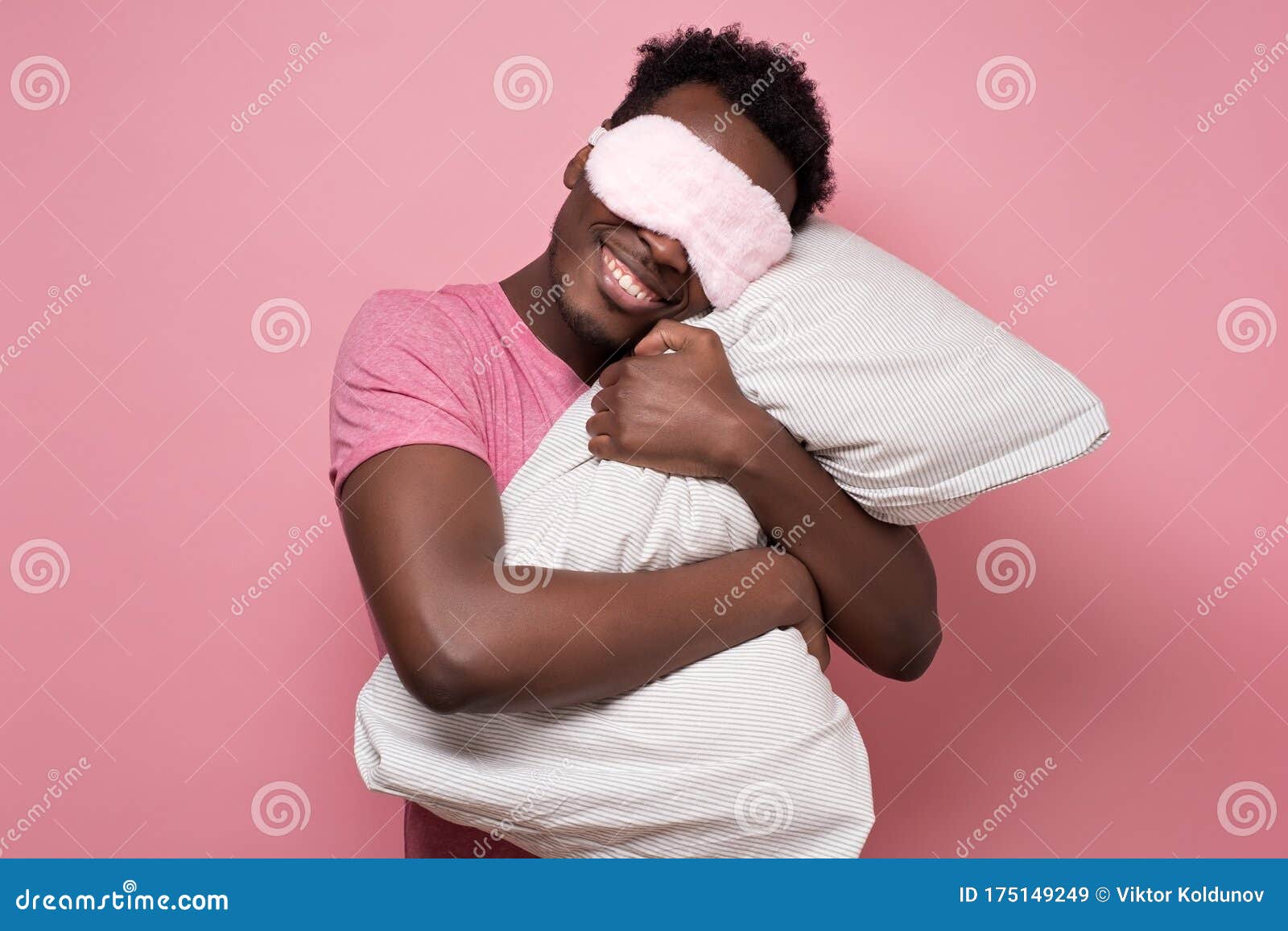 African American Black Man Sleeping Hugging a Pillow Wearing Sleeping ... African American Black Man Sleeping Hugging a Pillow Wearing Sleeping ...