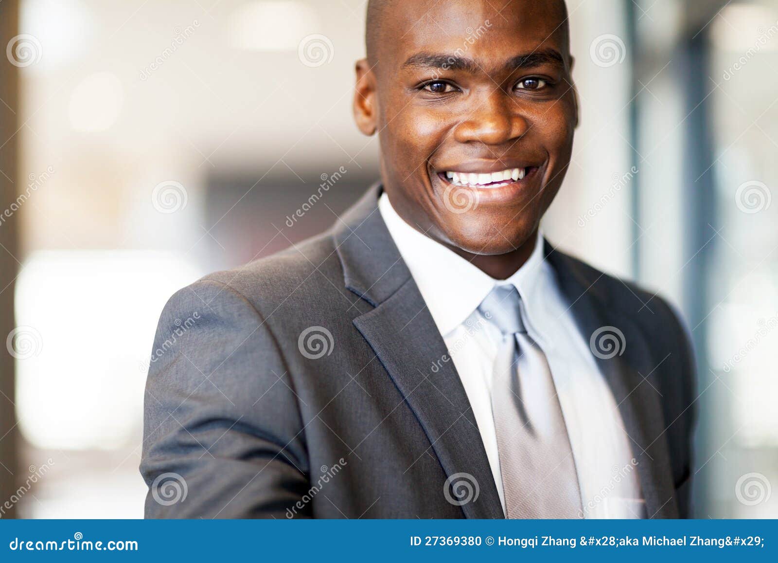 African American Businessman Stock Photo - Image of manager, grey: 27369380