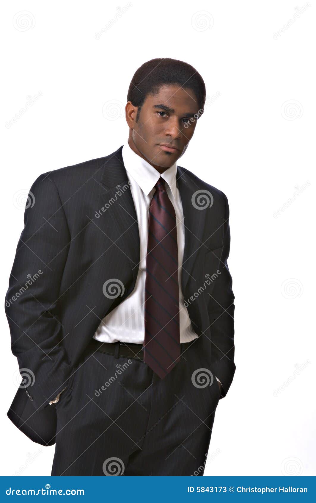 African-American Businessman Stock Image - Image of confident ...