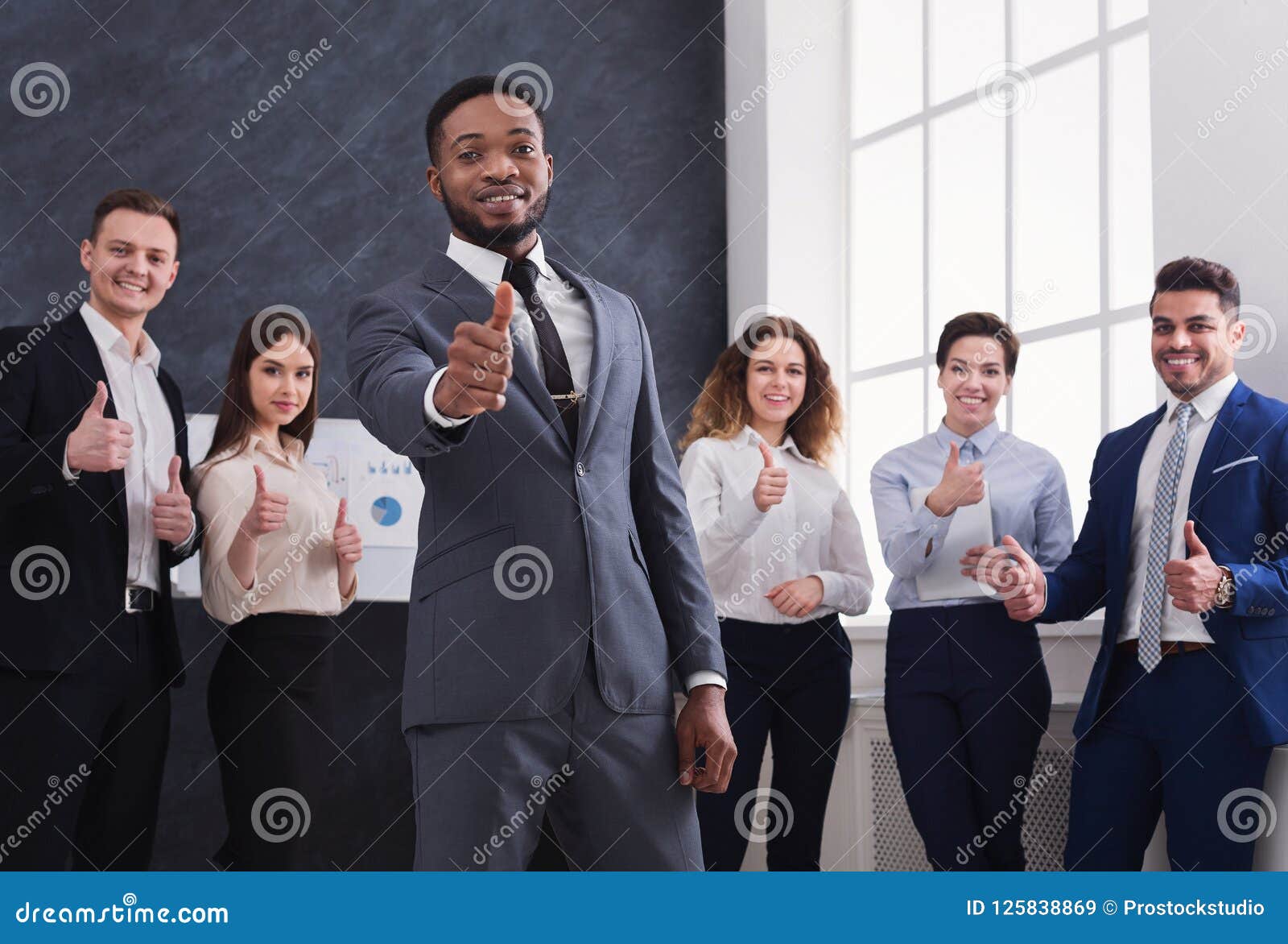 African-american Businessman Showing Thumb Up in Office Stock Image ... African-american Businessman Showing Thumb Up in Office Stock Image ...