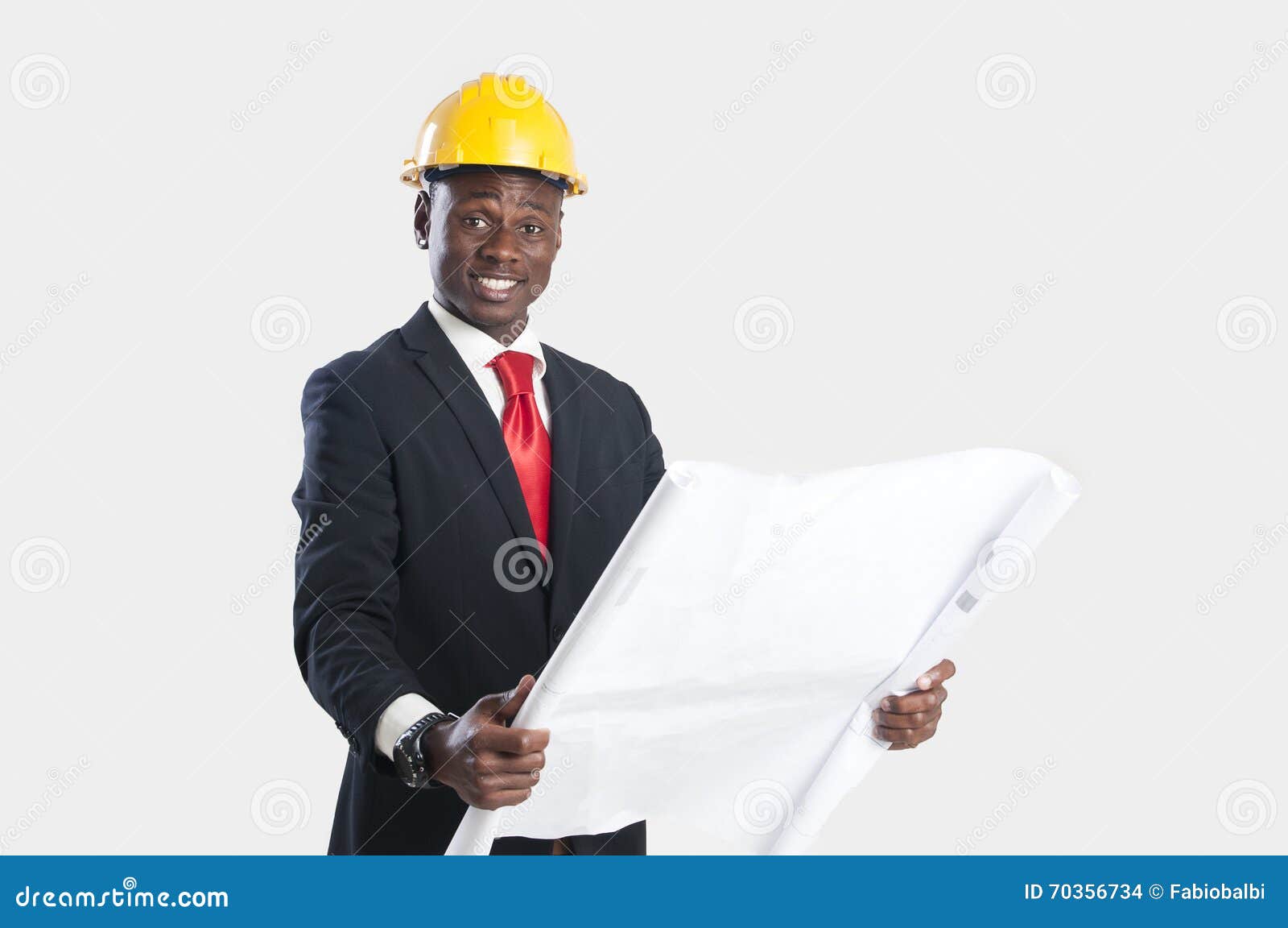 African American Construction Worker Stock Photo - Image of ...