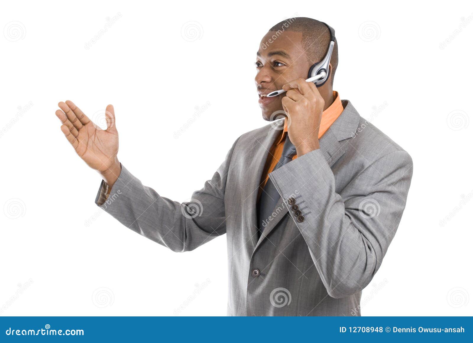 African American Customer Support Operator Stock Photo - Image of ...