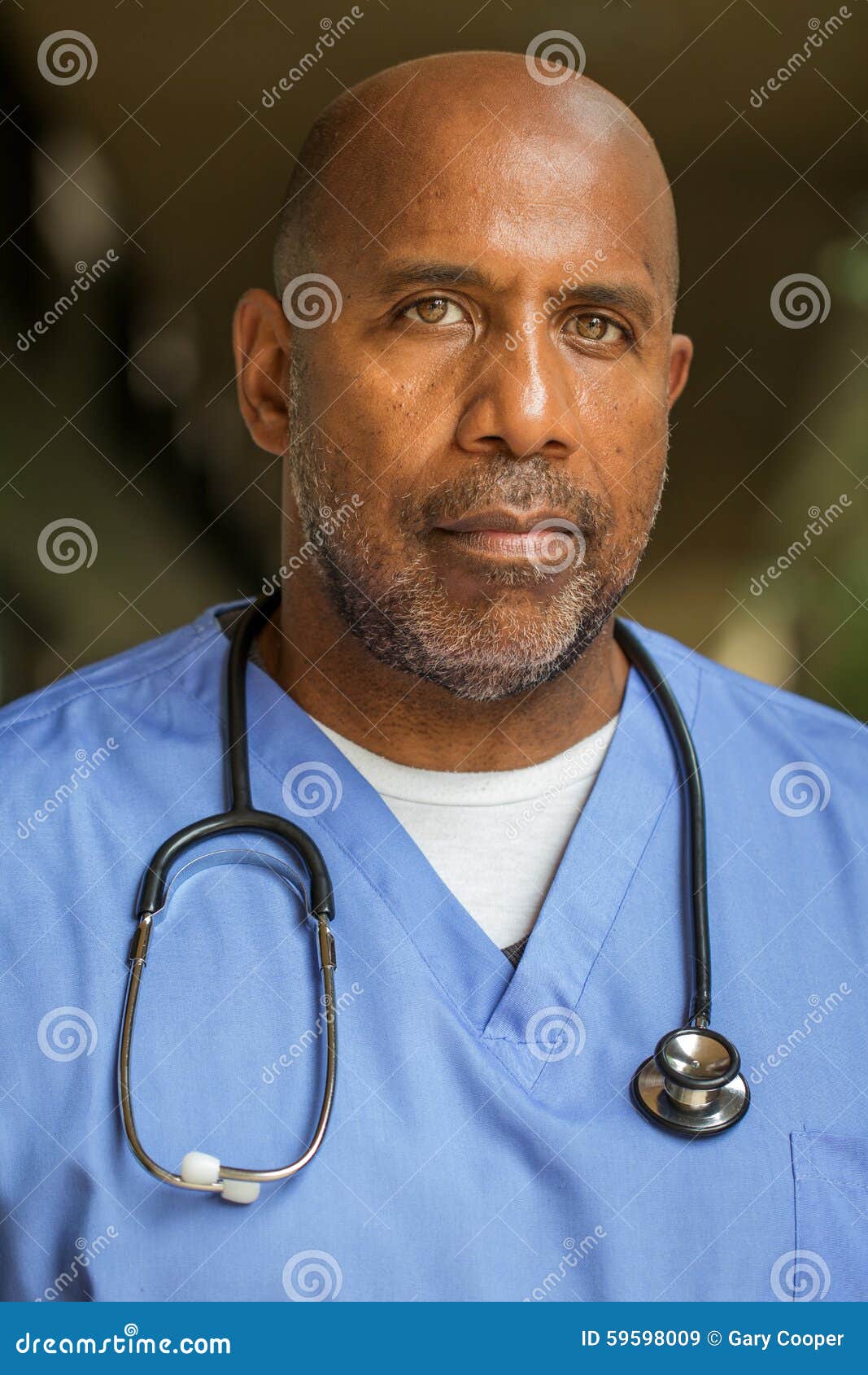 African American Doctor stock image. Image of front, males - 59598009