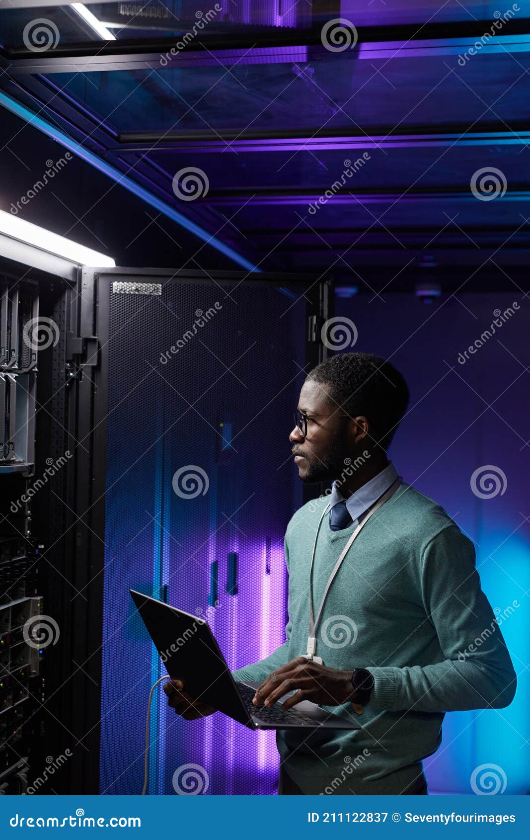 African American it Engineer Stock Image - Image of africanamerican ...