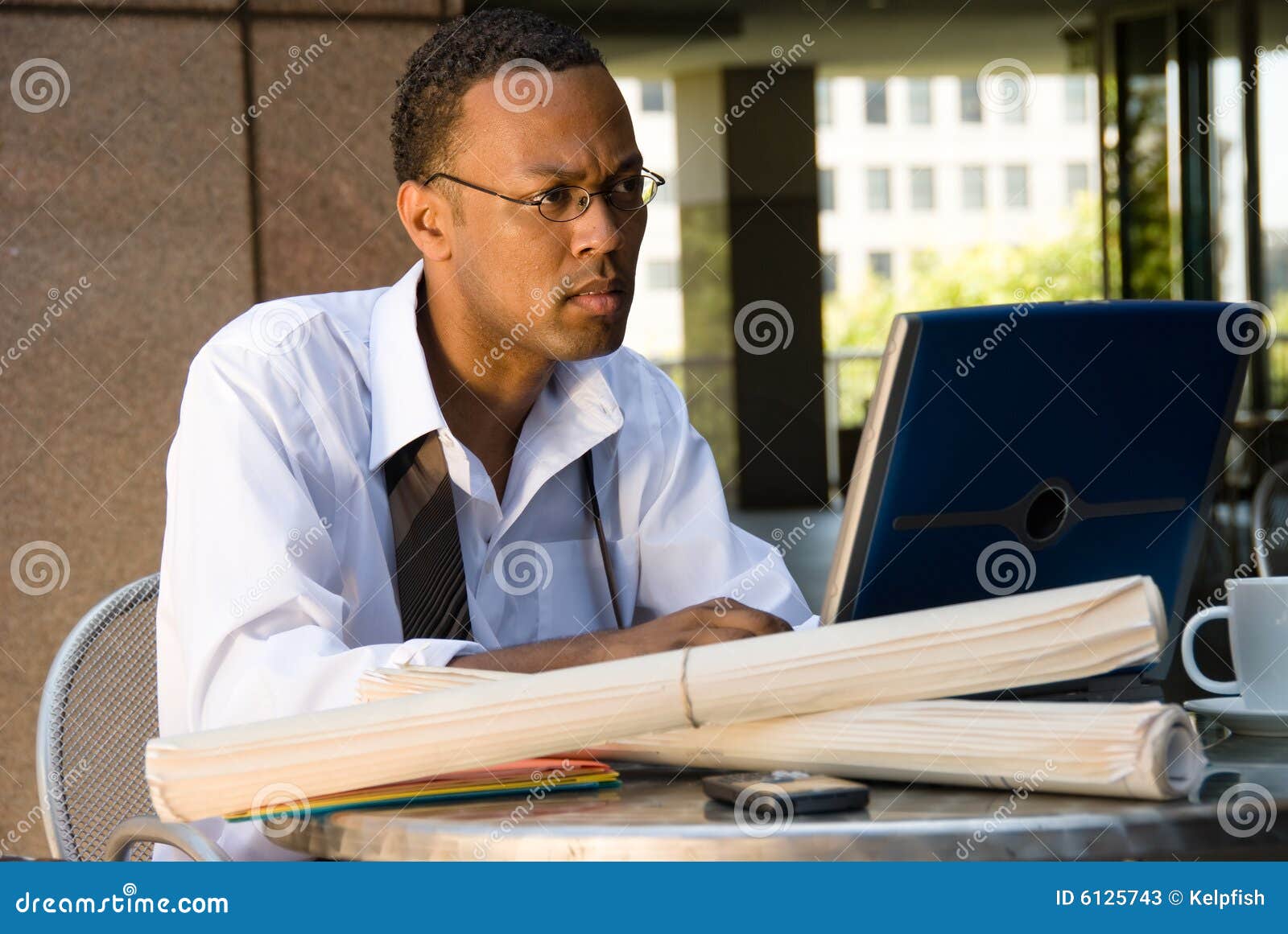 African American Executive Businessman Stock Image - Image of business ...