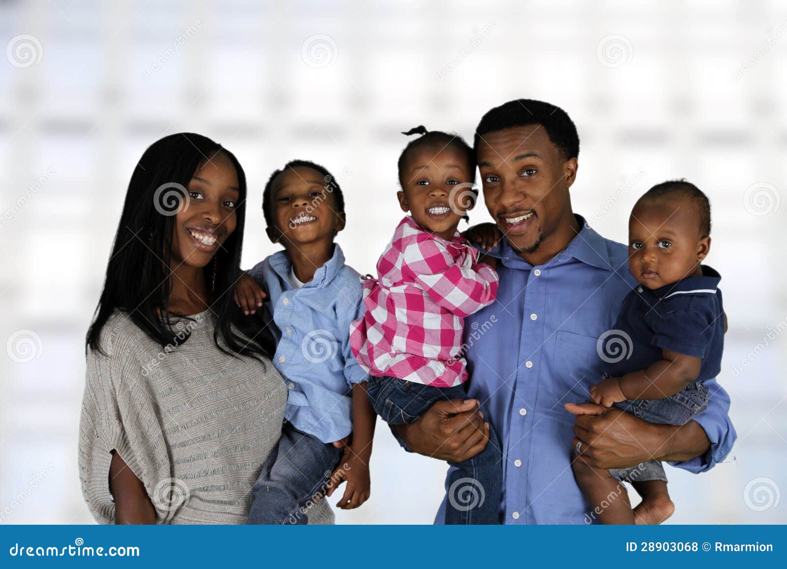 African American Family stock photo. Image of children - 28903068