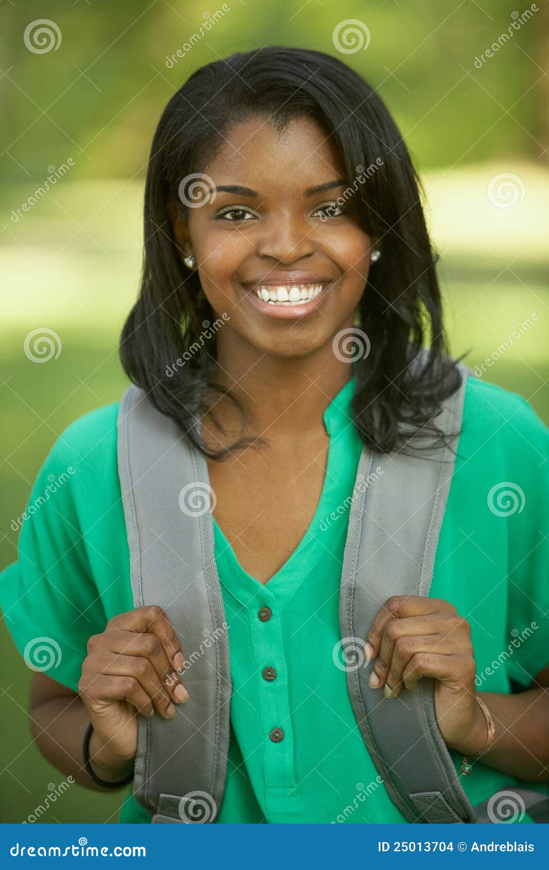 African American Female Student Stock Photo - Image of natural, people ...