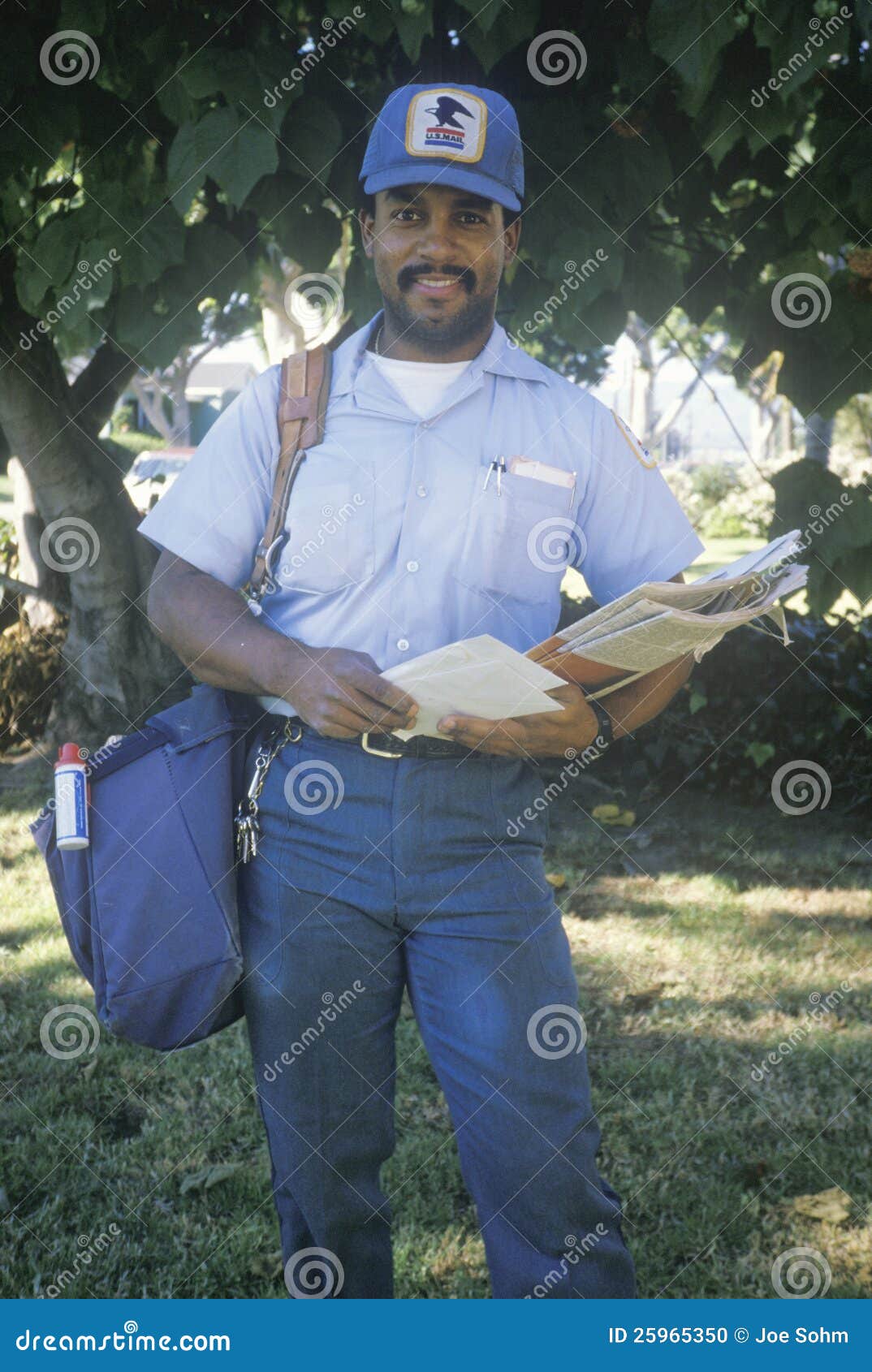 An African-American Mail Carrier Editorial Image - Image of carrier ...