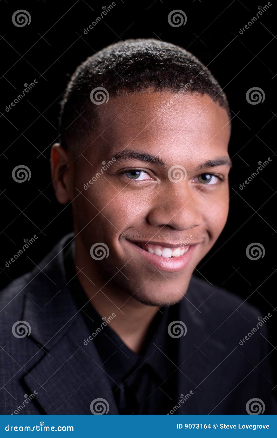 African American Male stock photo. Image of portrait, business - 9073164