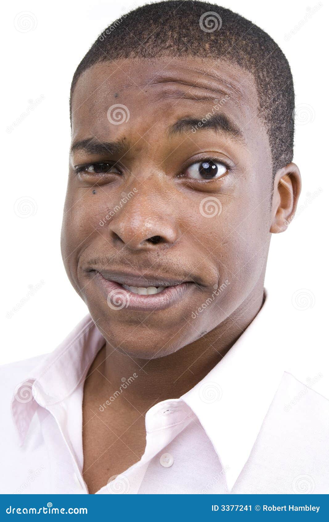 African American Male Model Stock Image - Image of portrait, eyebrow ...