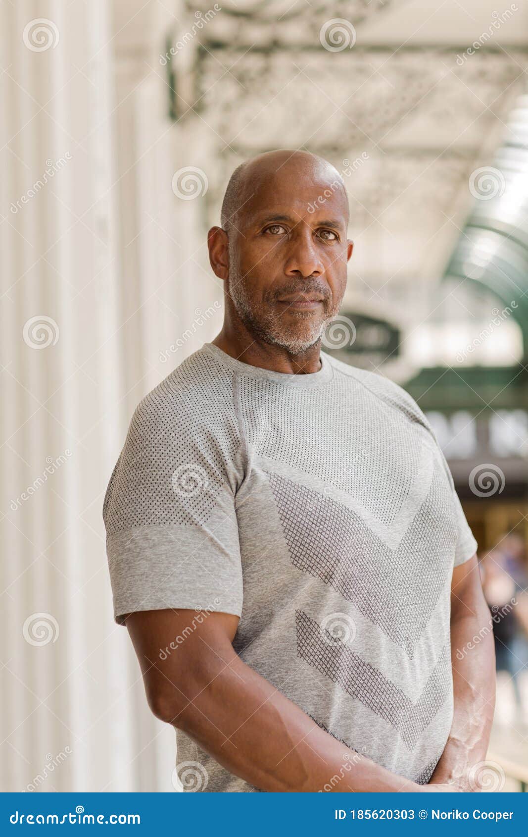 African American Man with a Concerned Look. Stock Image - Image of ...