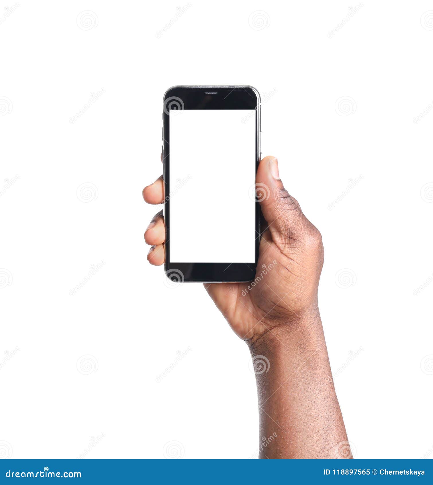 African-American Man Holding Mobile Phone Stock Image - Image of ... African-American Man Holding Mobile Phone Stock Image - Image of ...