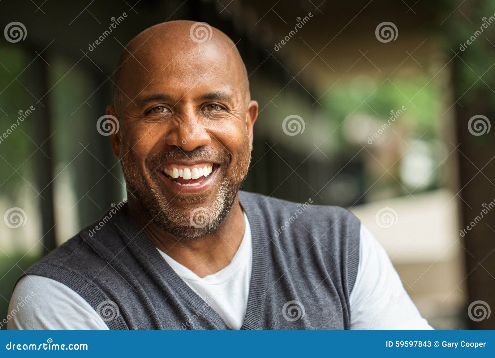 African American Man Smiling Stock Image - Image of beauty, cheerful ...