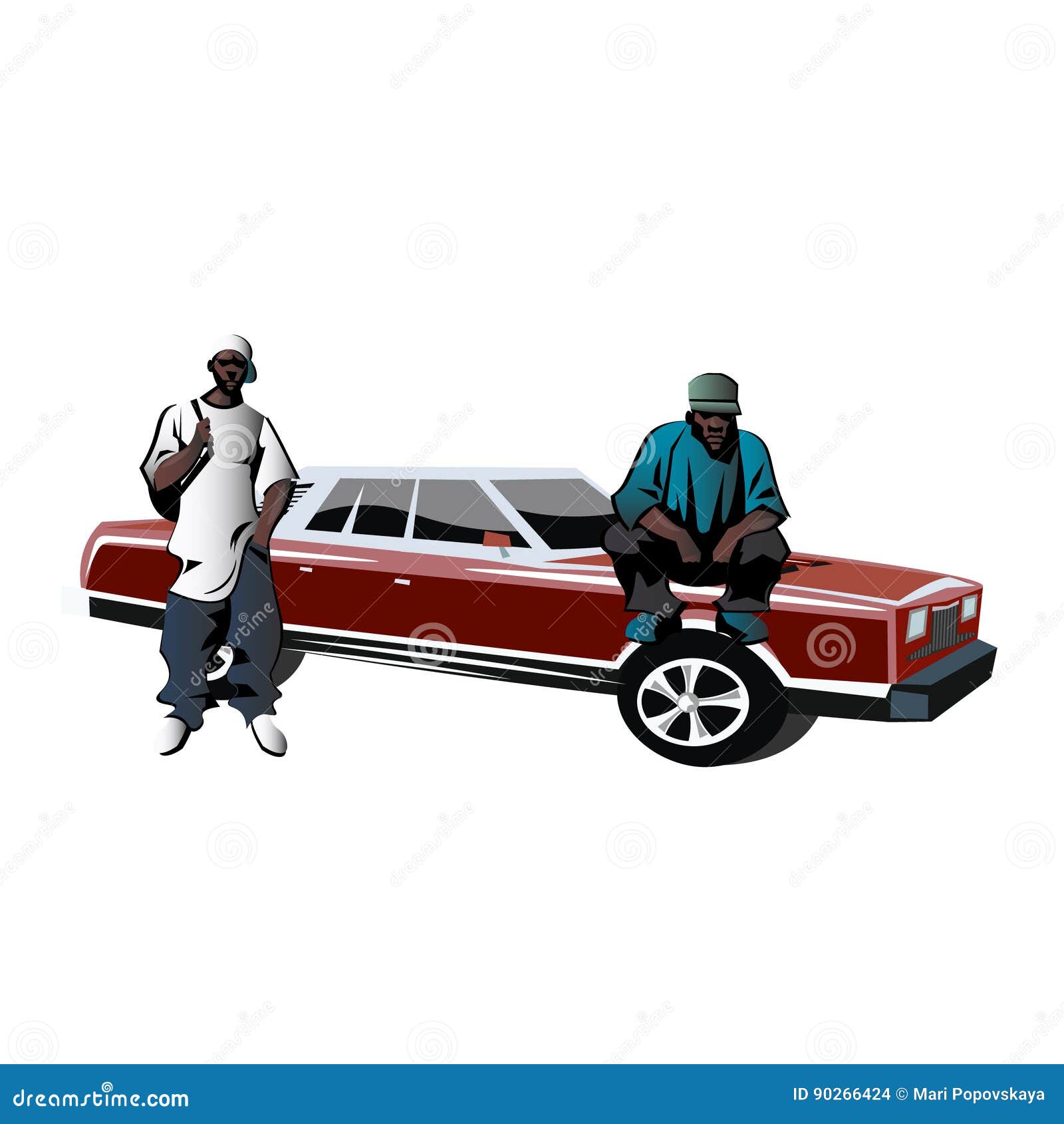 African Rapper Male Vector. Fashionable Hip Hop Man Dude. Isolated On ...