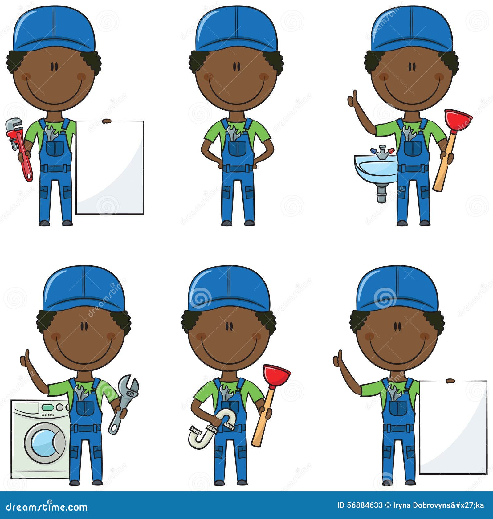 Plumber Cute Stock Illustrations – 3,764 Plumber Cute Stock ...